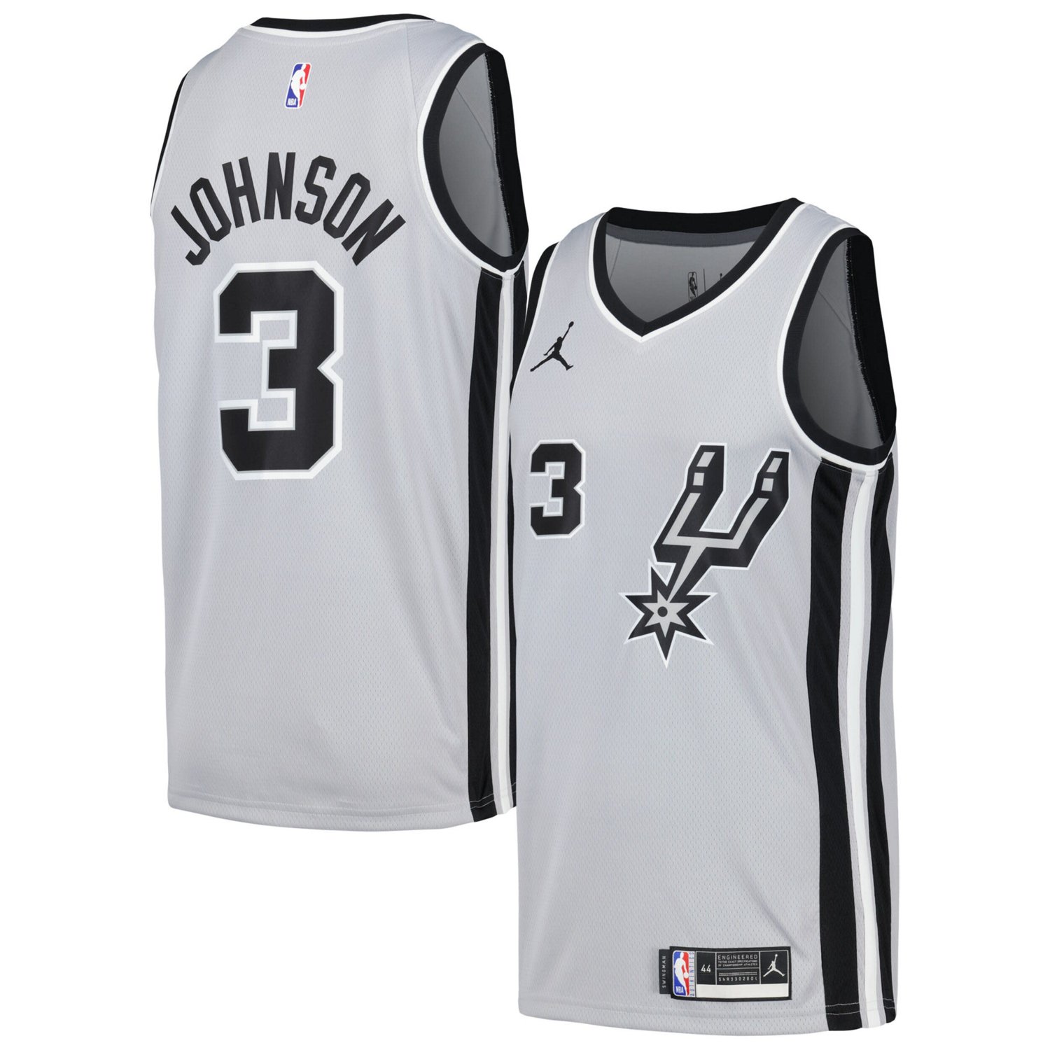 Nike Keldon Johnson San Antonio Spurs Swingman Player Jersey ...