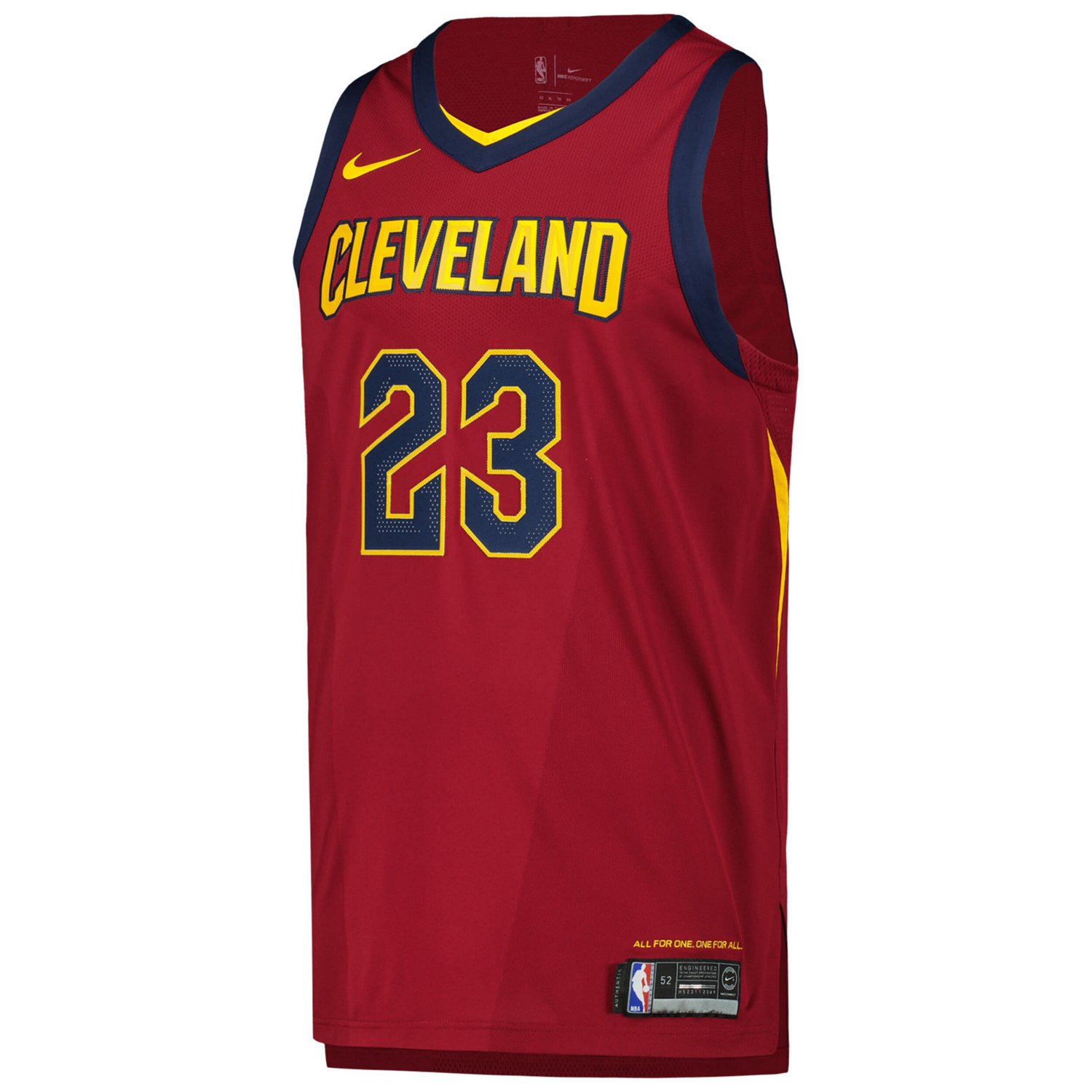 Nike LeBron James Cleveland Cavaliers Authentic Player Jersey - Icon ...
