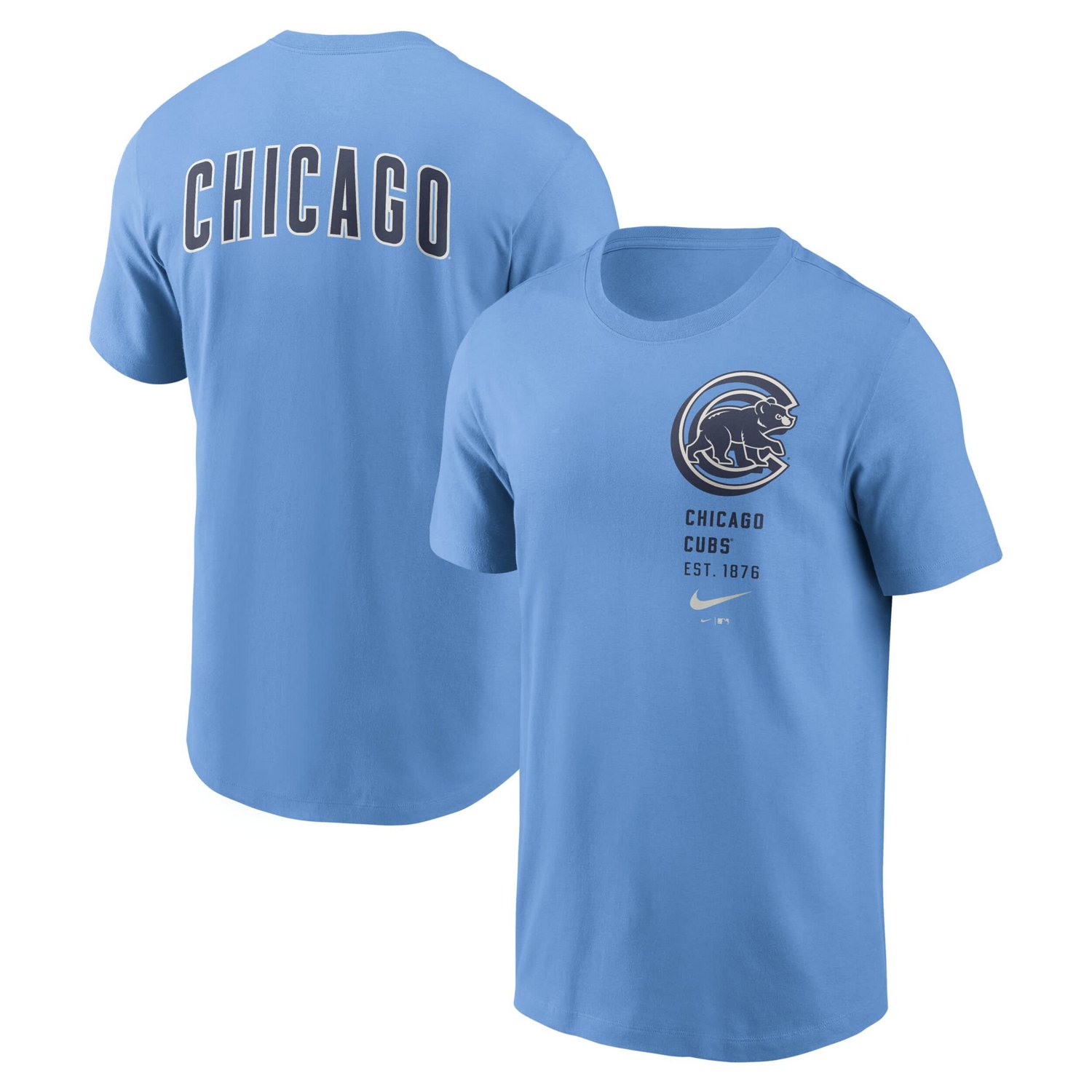 Nike Light Chicago Cubs Record Shattered T-Shirt | Academy