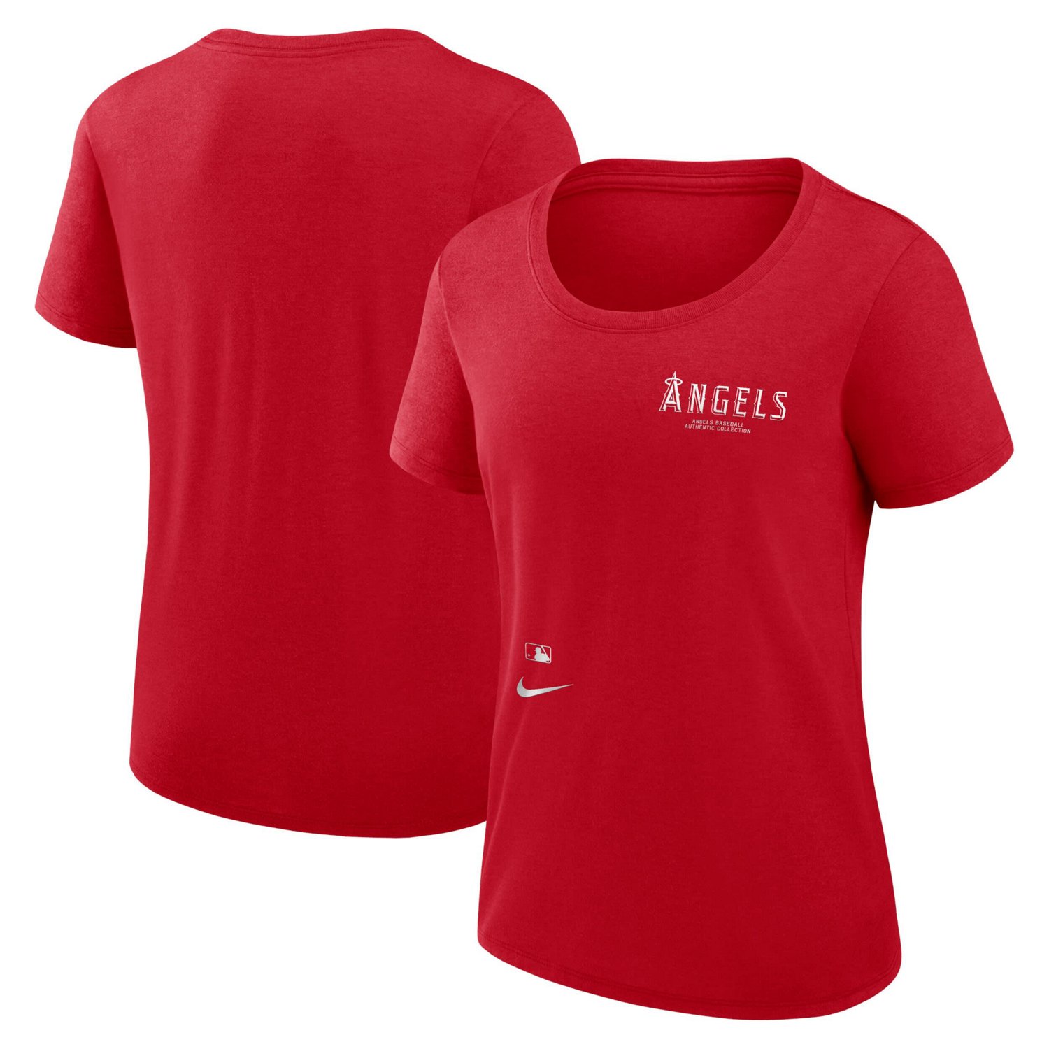 Nike Los Angeles Angels Authentic Collection Performance Scoop Neck T ...