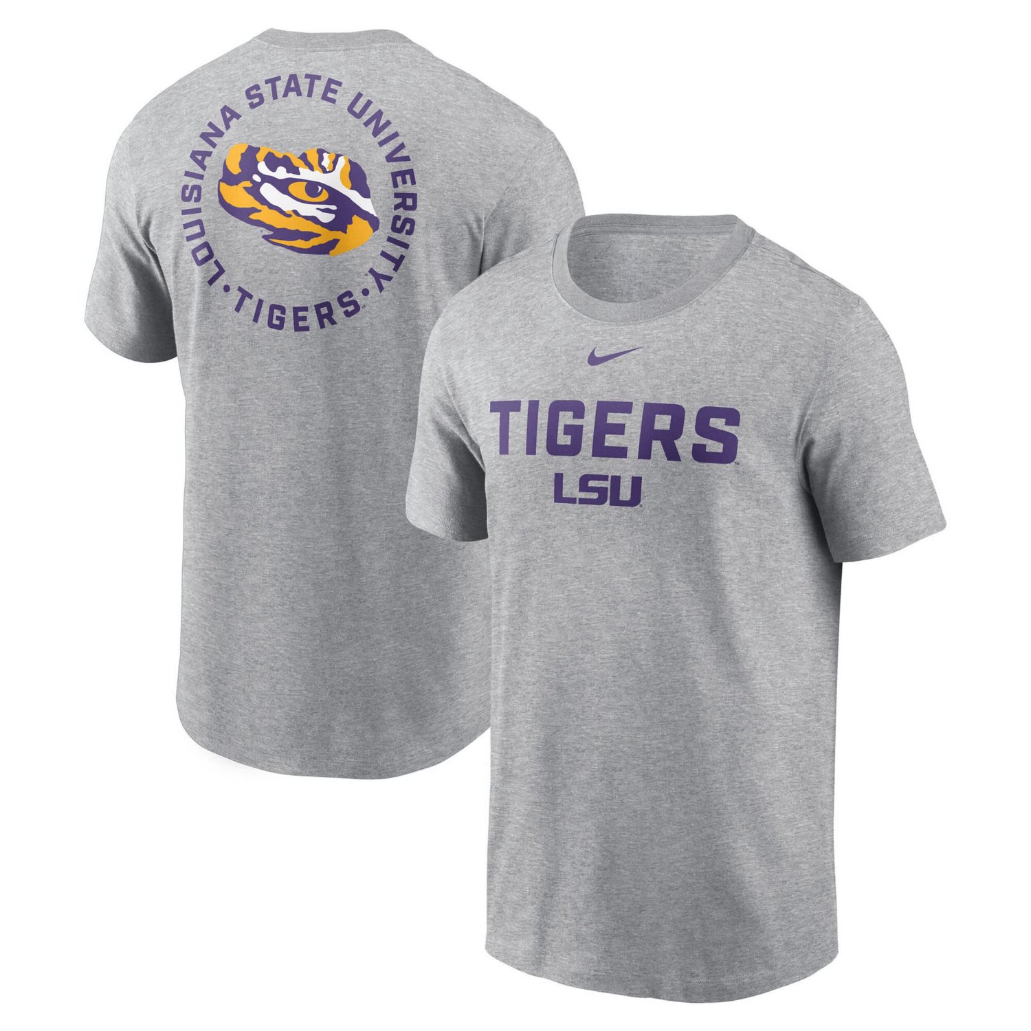 Nike LSU Tigers Campus 2-Hit T-Shirt | Academy