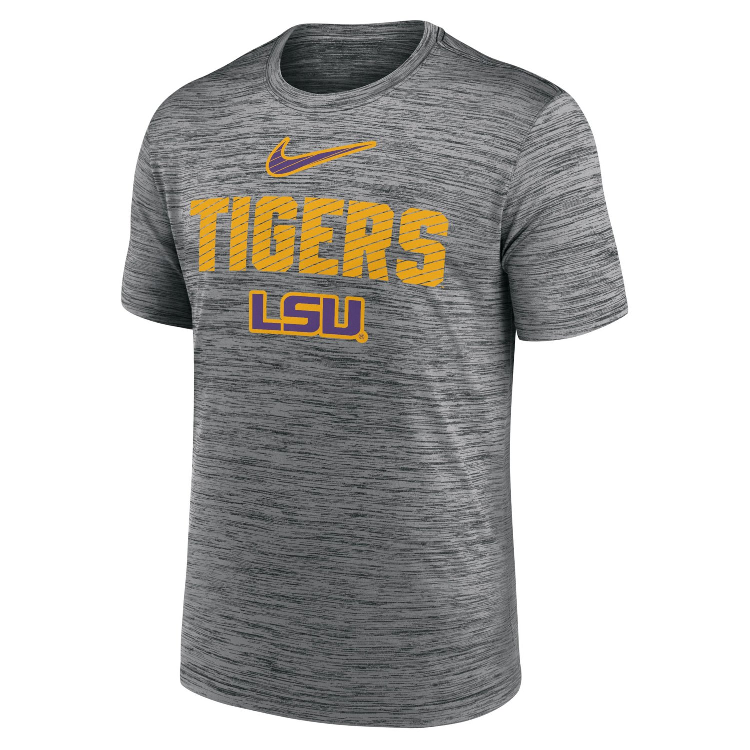 Nike LSU Tigers Campus Slant Velocity Performance T-Shirt | Academy