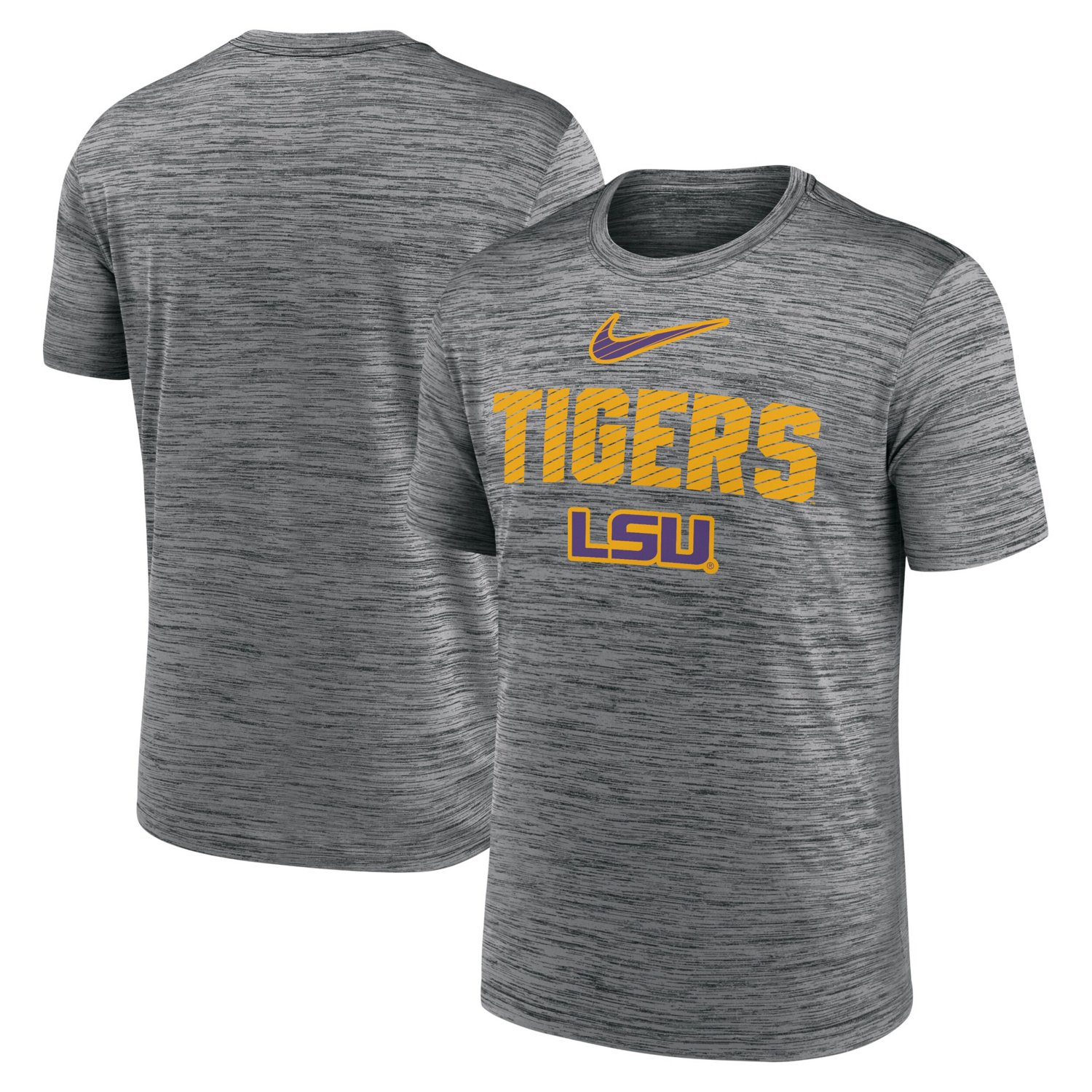 Nike LSU Tigers Campus Slant Velocity Performance T-Shirt | Academy
