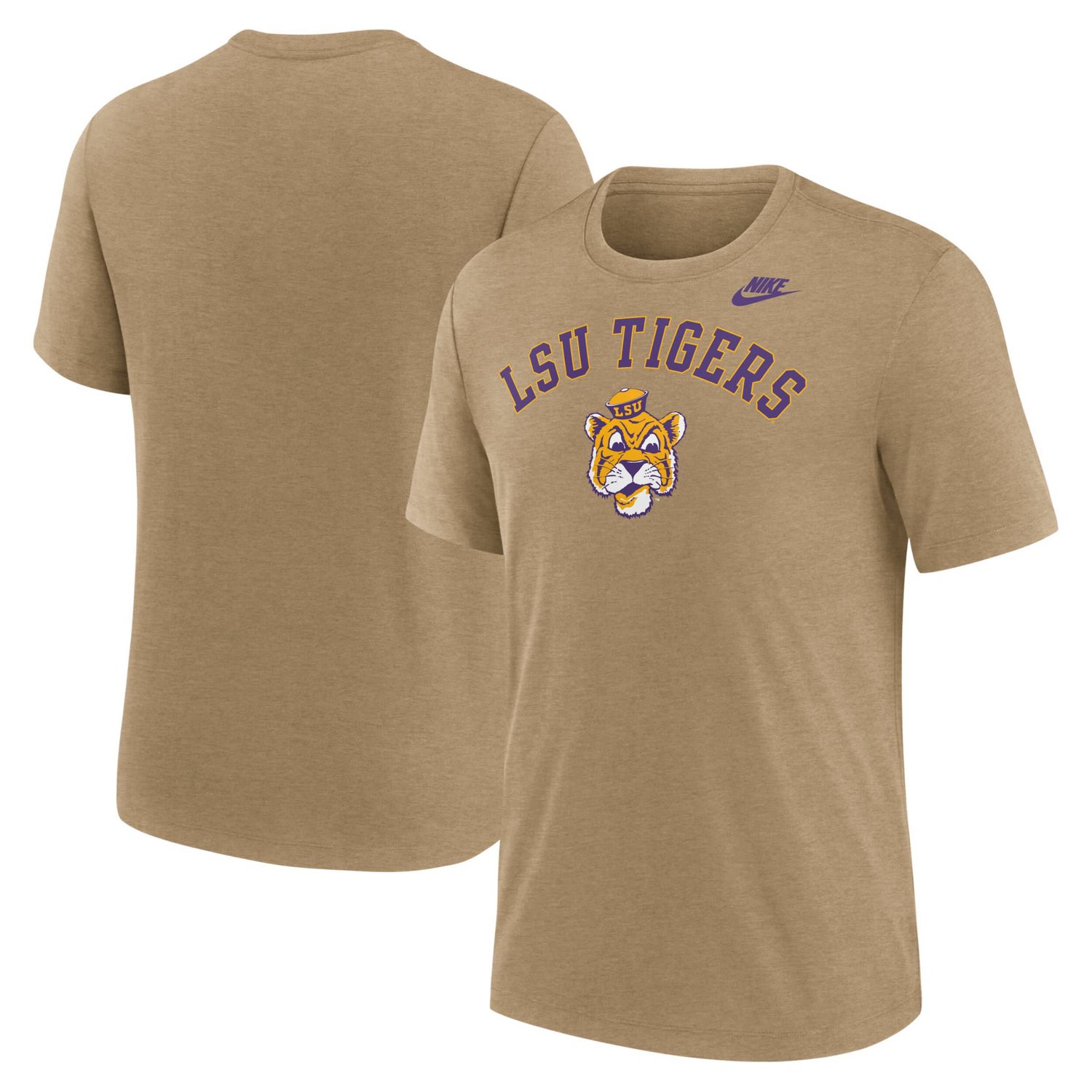 Nike LSU Tigers Legacy Arch Tri-Blend T-Shirt | Academy