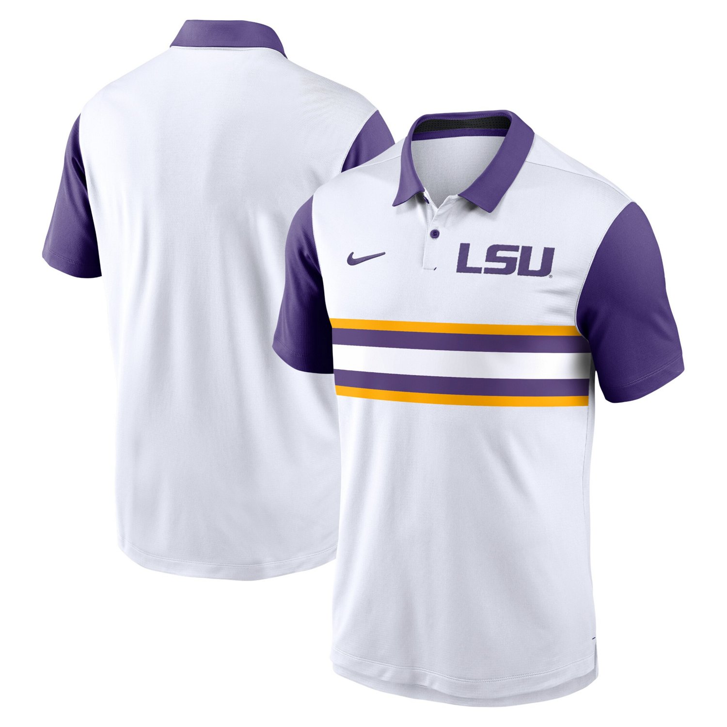 Nike LSU Tigers Primetime Campus Vapor Performance Polo | Academy