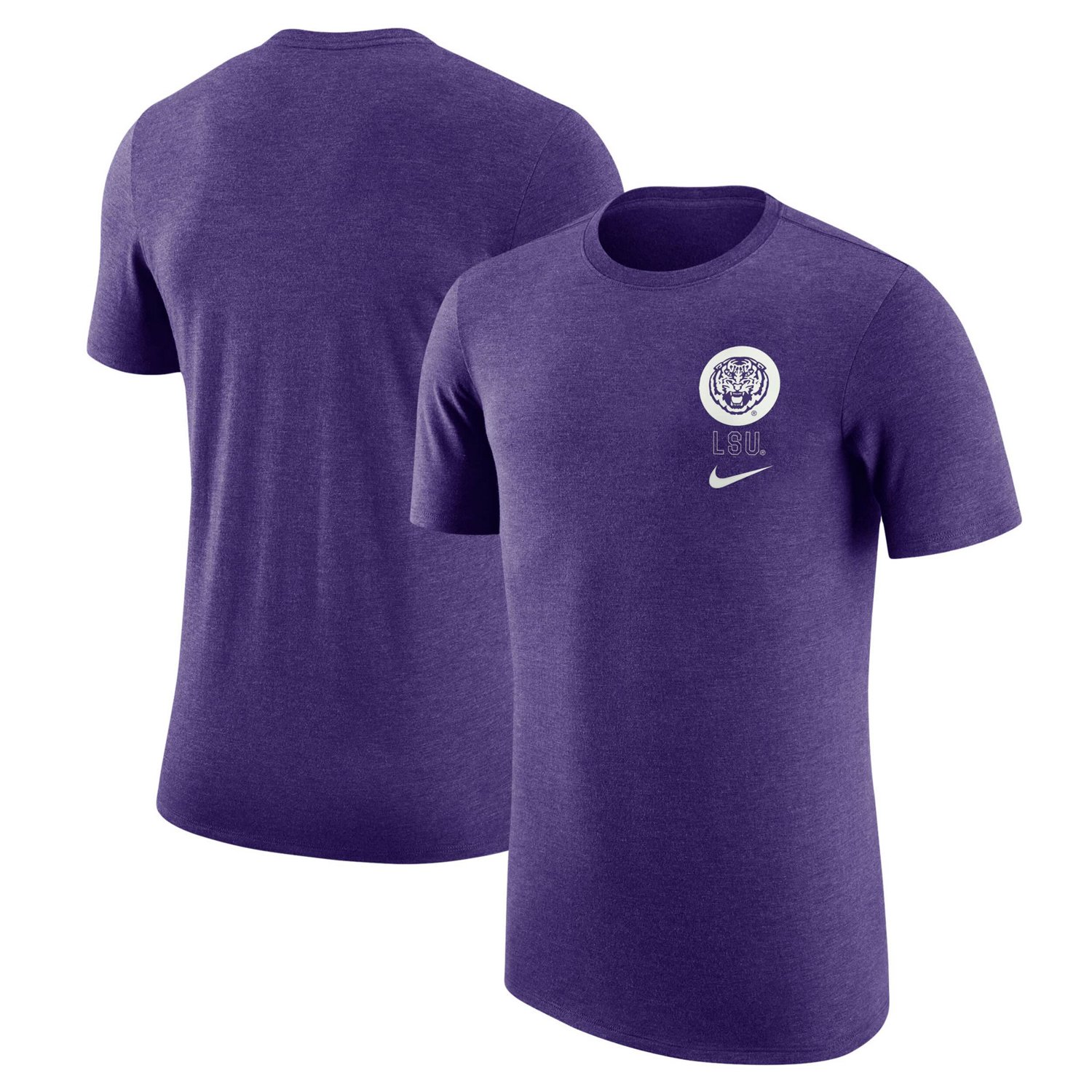 Nike LSU Tigers Retro Tri-Blend T-Shirt | Academy