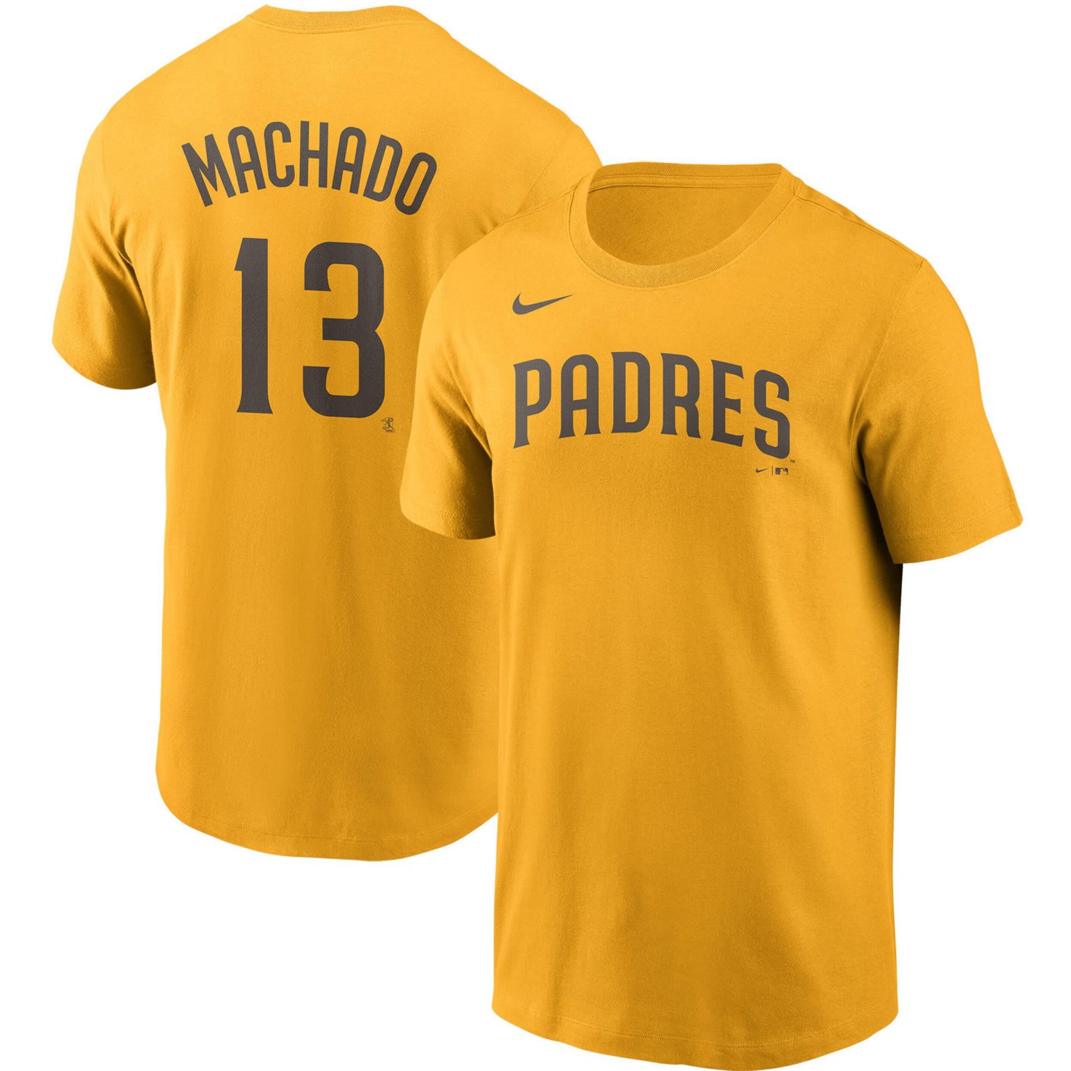 Nike Manny Machado San Diego Padres Name Number T-Shirt | Academy
