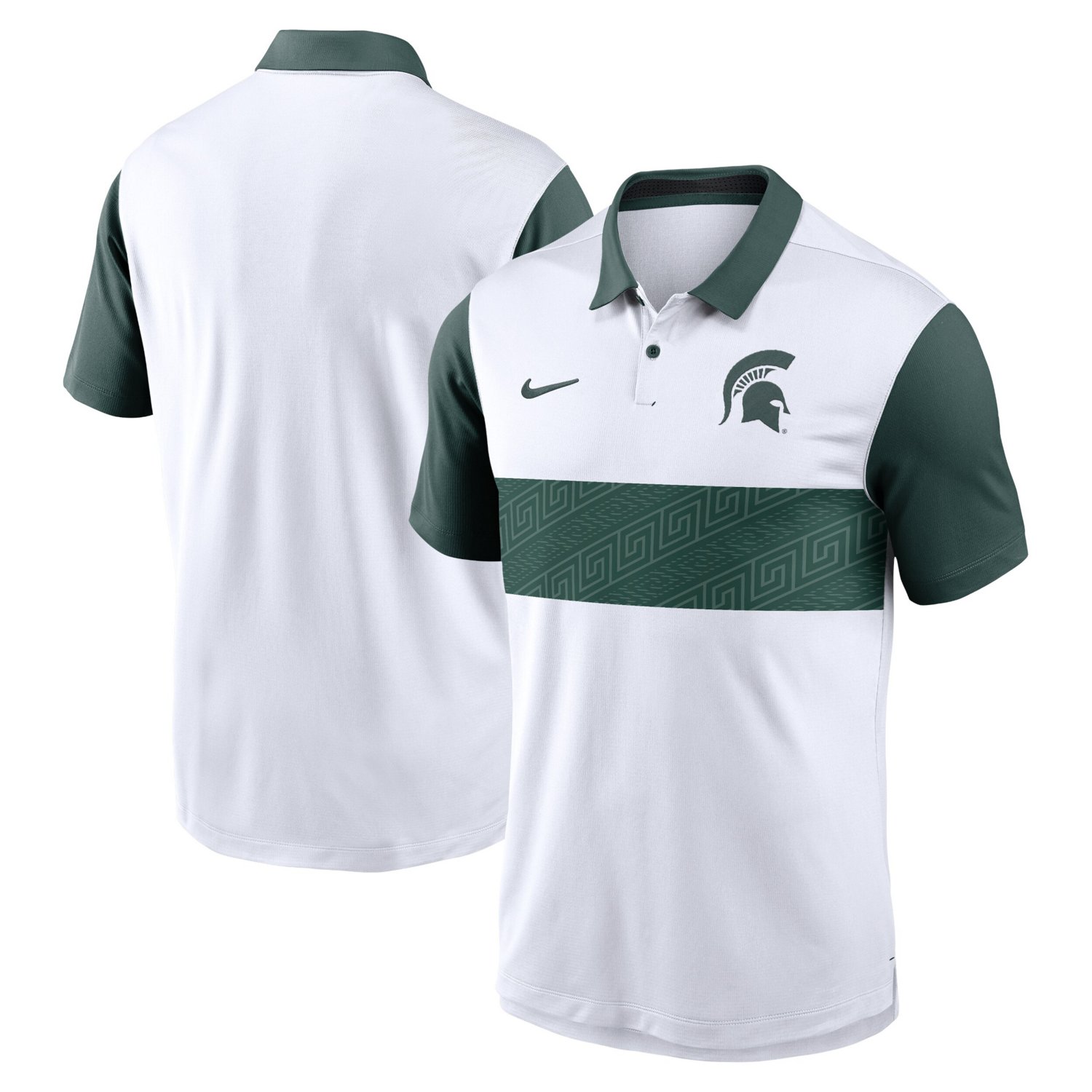Nike Michigan State Spartans Primetime Campus Vapor Performance Polo ...