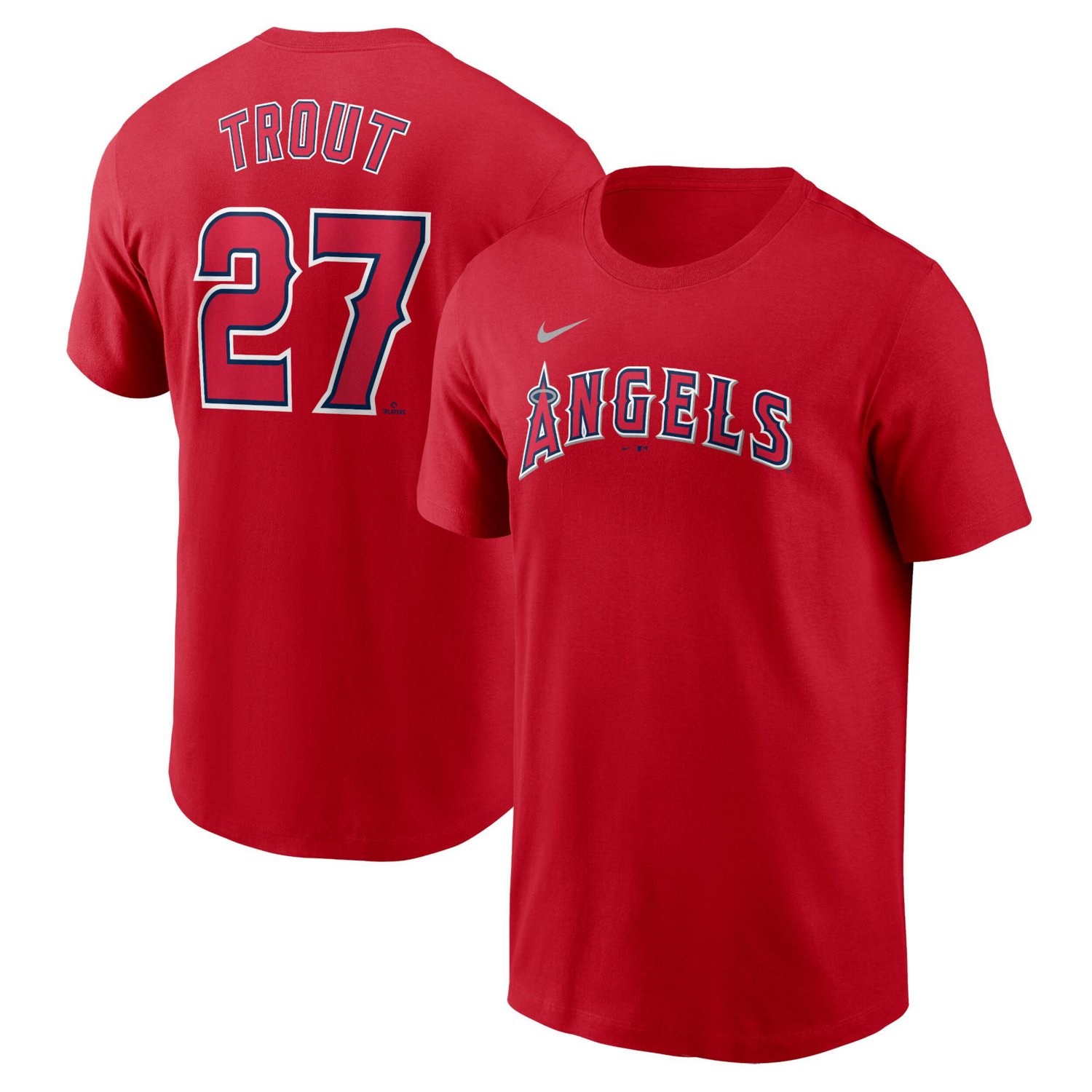 Nike Mike Trout Los Angeles Angels Fuse Name Number T-Shirt | Academy
