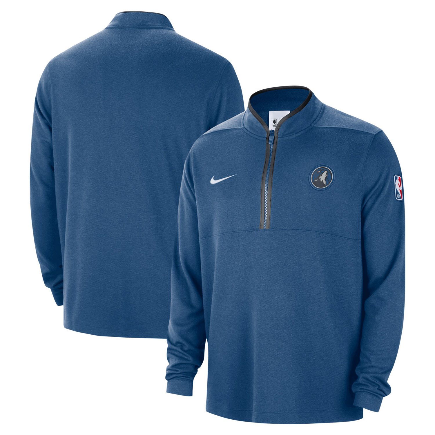 Nike Minnesota Timberwolves 2024 25 Courtside Performance Half-Zip Top | Academy