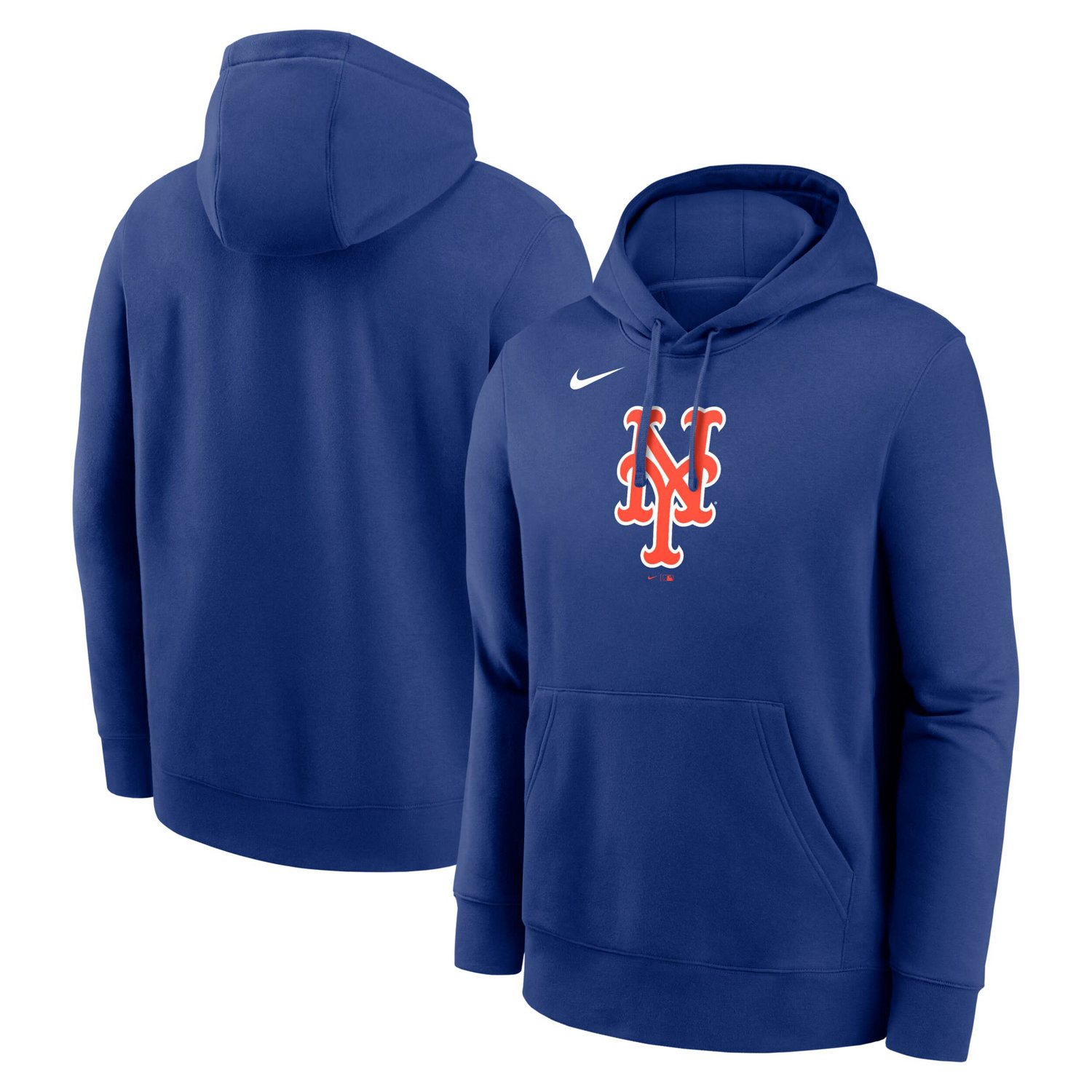 Nike New York Mets Logo Club Fleece Pullover Hoodie | Academy