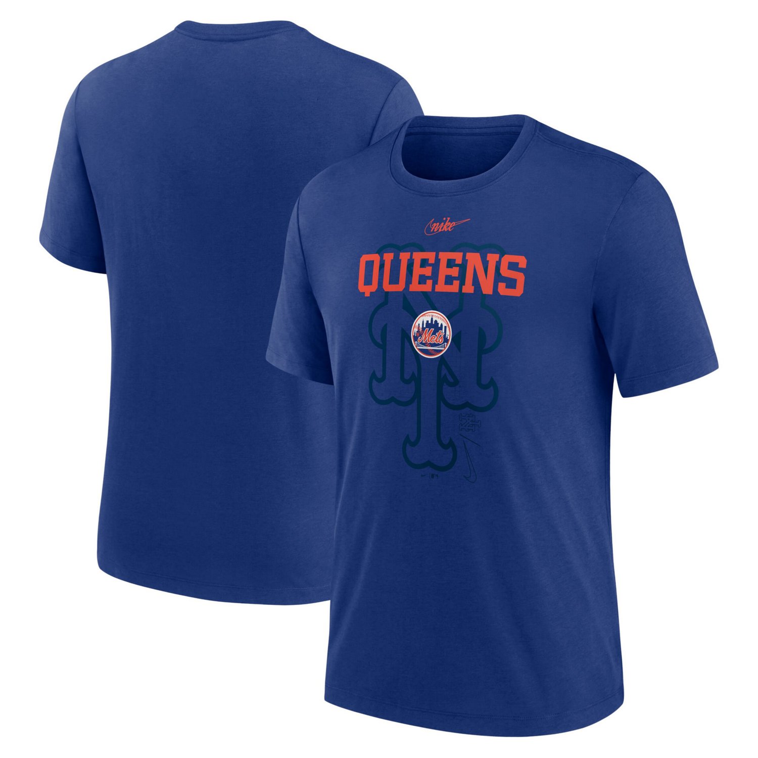 Nike New York Mets Rewind Retro Tri-Blend T-Shirt | Academy