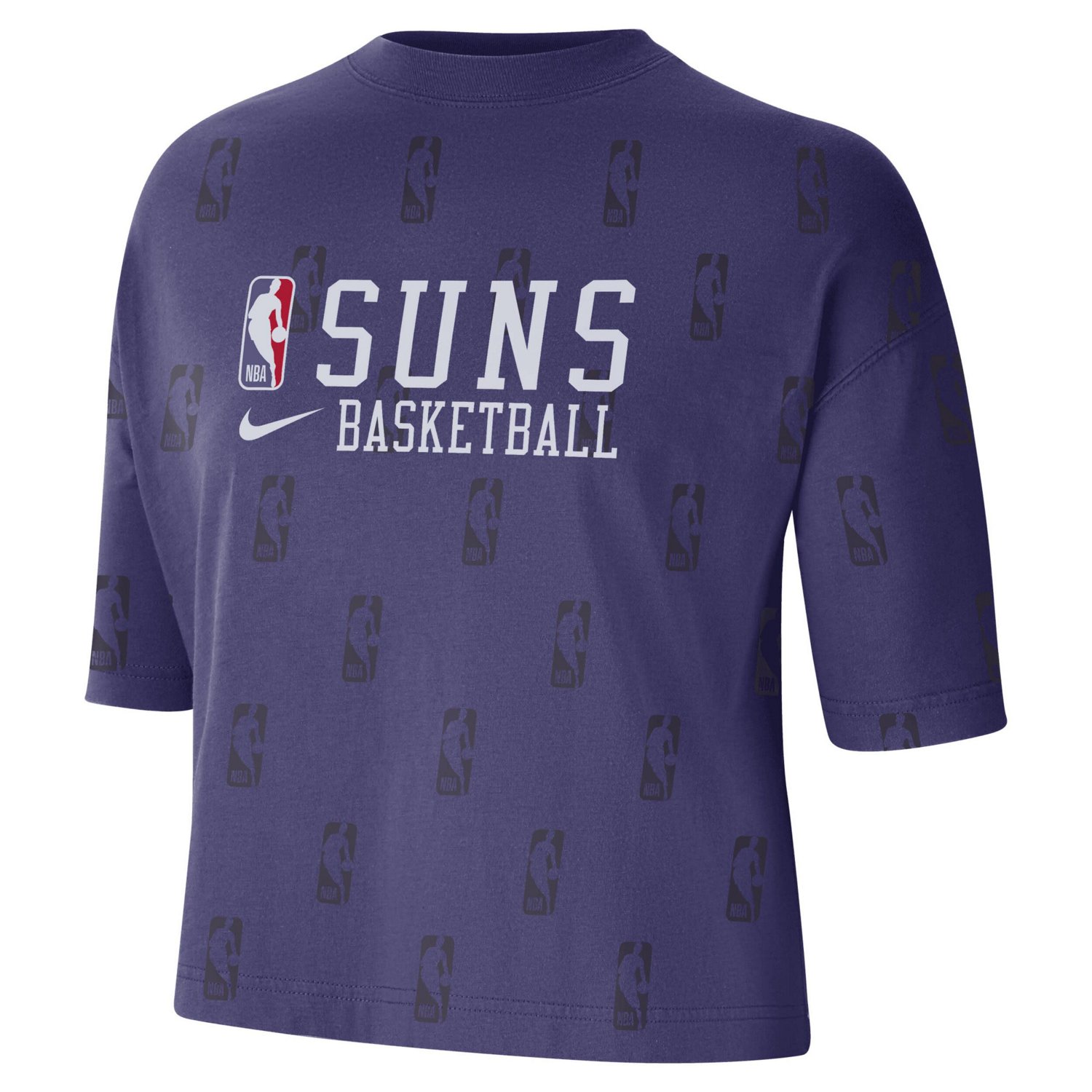 Nike Phoenix Suns Allover NBA Logo Boxy T-Shirt | Academy