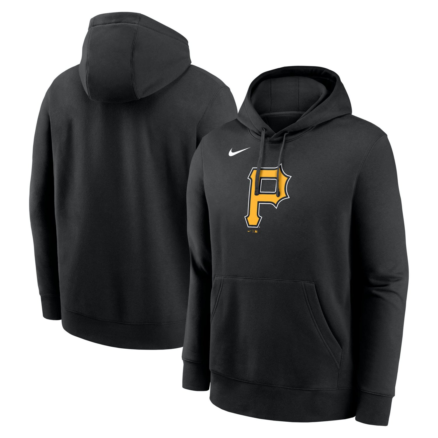 Nike Pittsburgh Pirates Logo Club Fleece Pullover Hoodie | Academy