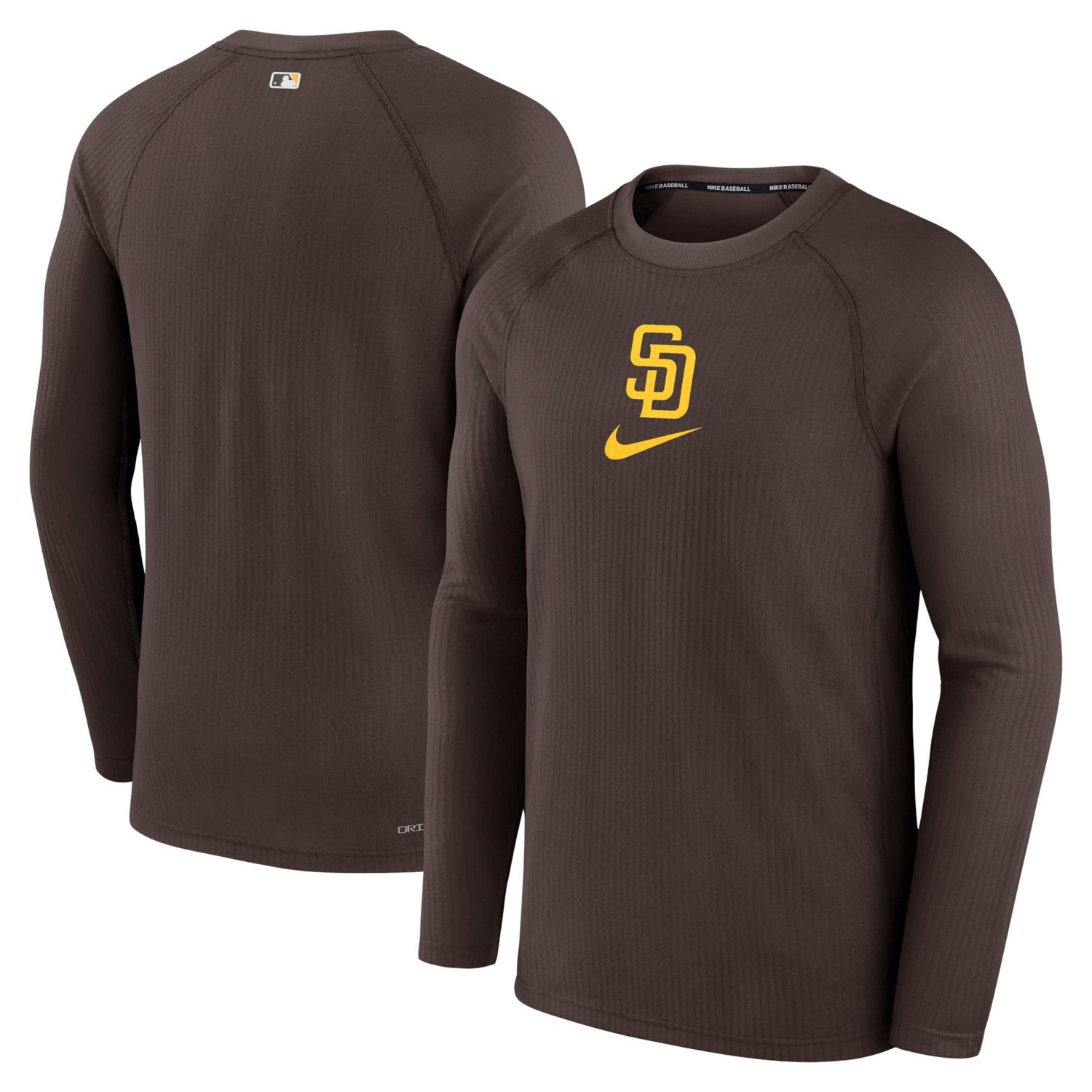 Nike San Diego Padres Authentic Collection Game Raglan Performance Long ...