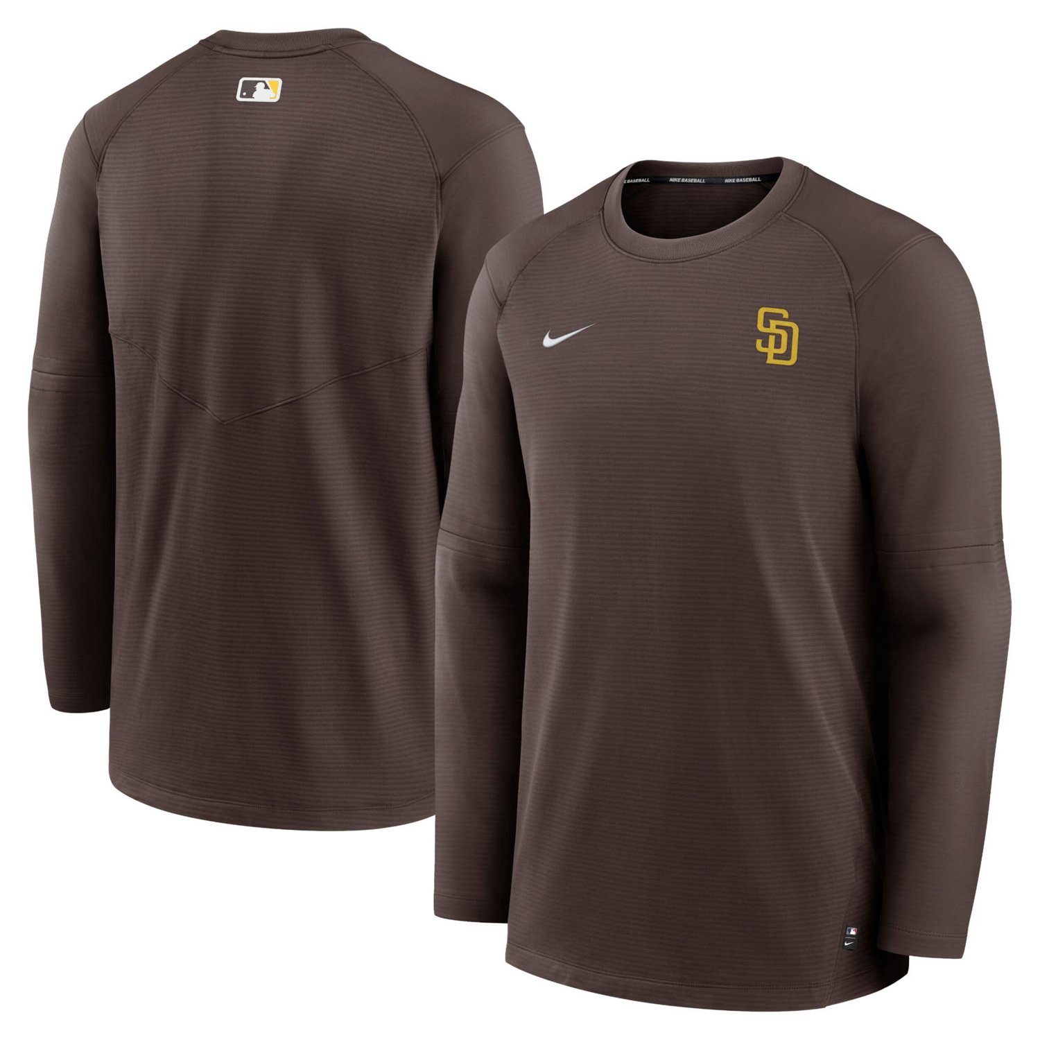 Nike San Diego Padres Authentic Collection Logo Performance Long Sleeve ...