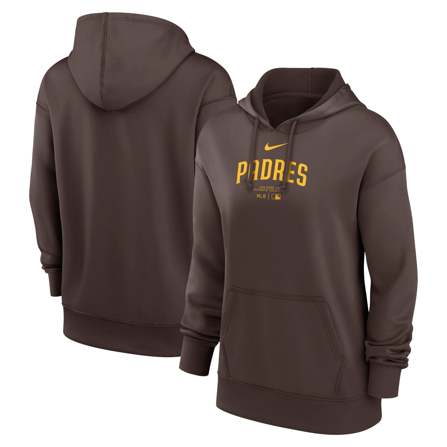 Nike San Diego Padres Authentic Collection Performance Pullover Hoodie ...