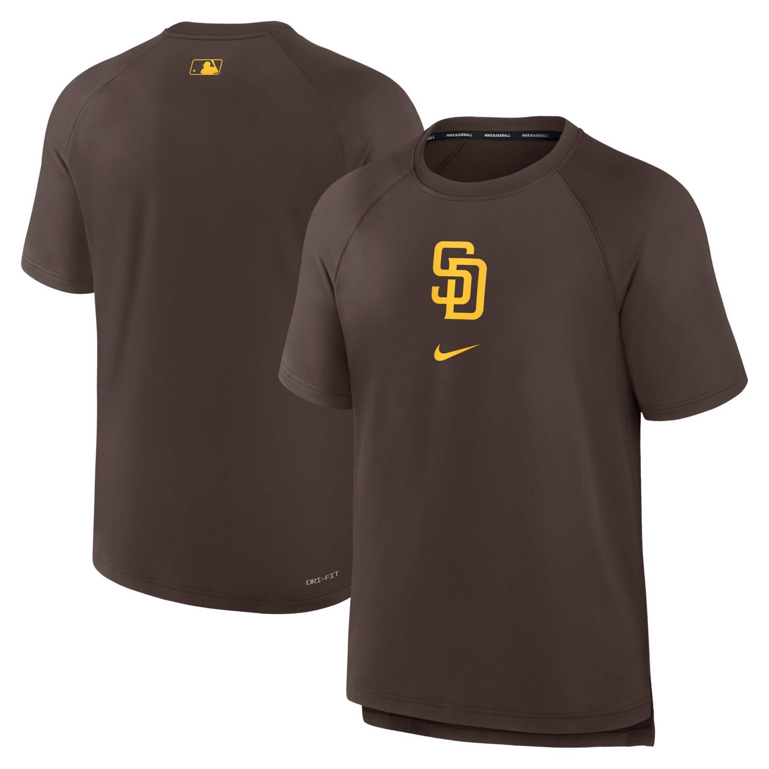 Nike San Diego Padres Authentic Collection Pregame Raglan Performance T ...