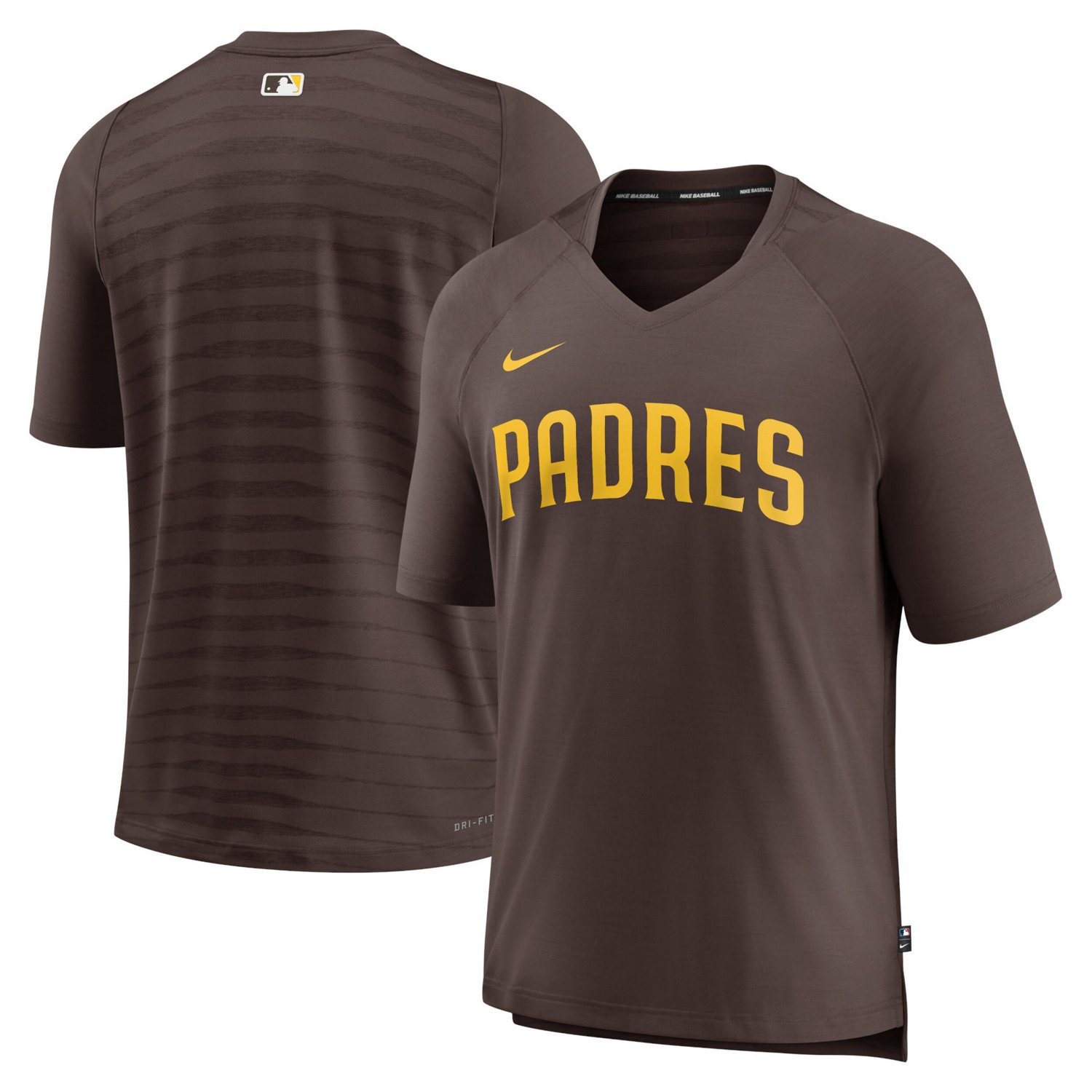 Nike San Diego Padres Authentic Collection Pregame Raglan Performance V ...