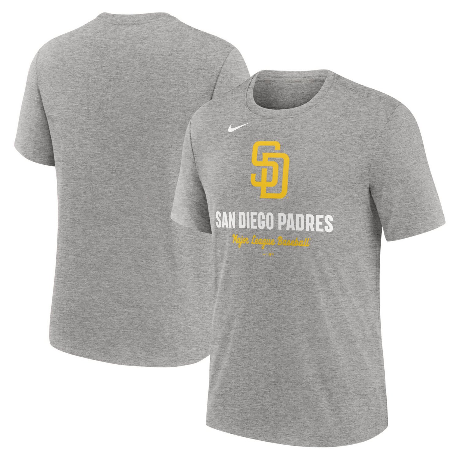 Nike San Diego Padres Logo Tri-Blend T-Shirt | Academy