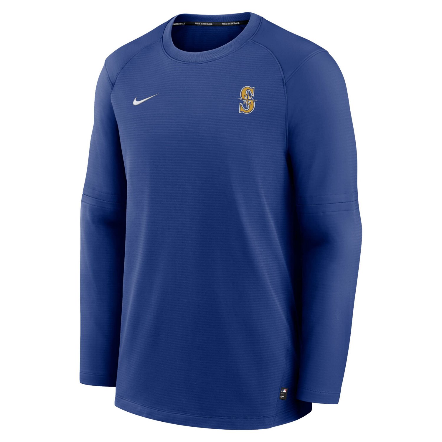 Nike Seattle Mariners Authentic Collection Logo Performance Long Sleeve ...