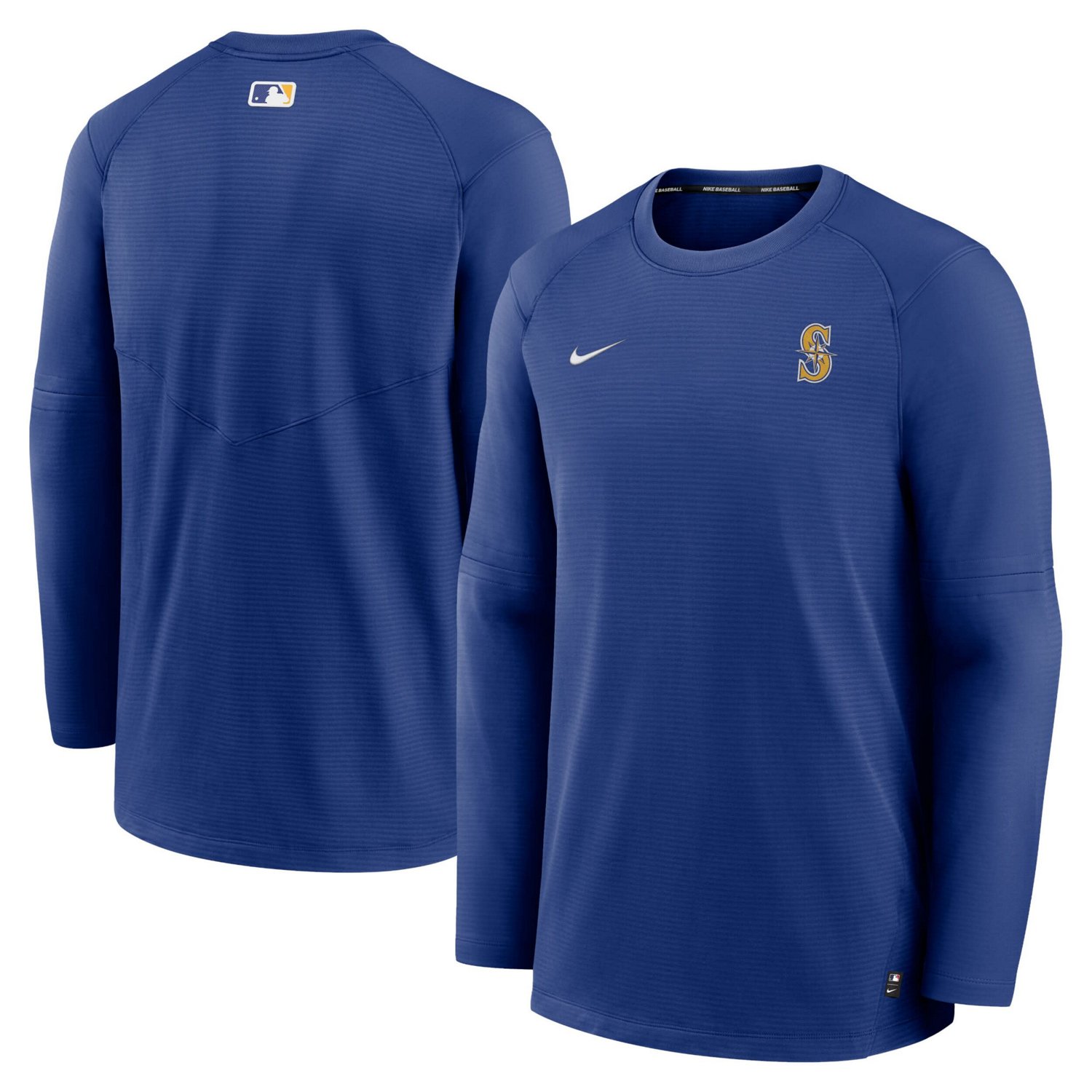 Nike Seattle Mariners Authentic Collection Logo Performance Long Sleeve ...