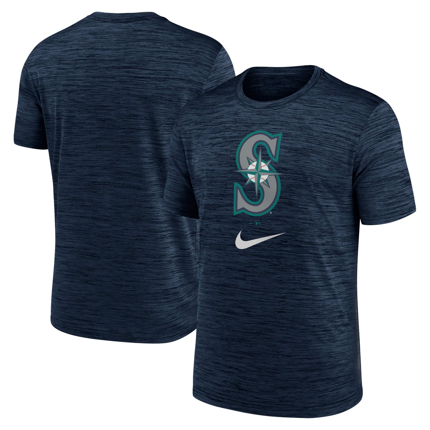Nike Seattle Mariners Logo Velocity Performance T-Shirt | Academy
