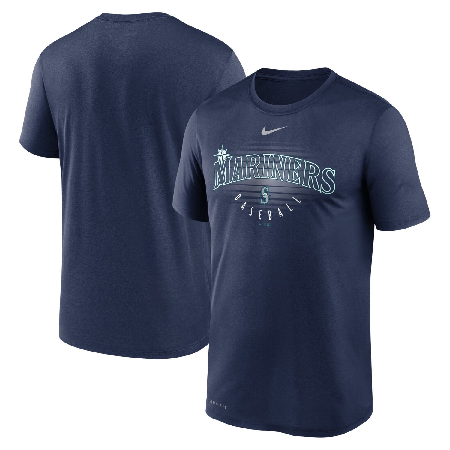 Nike Seattle Mariners Wordmark Outline Legend T-Shirt | Academy