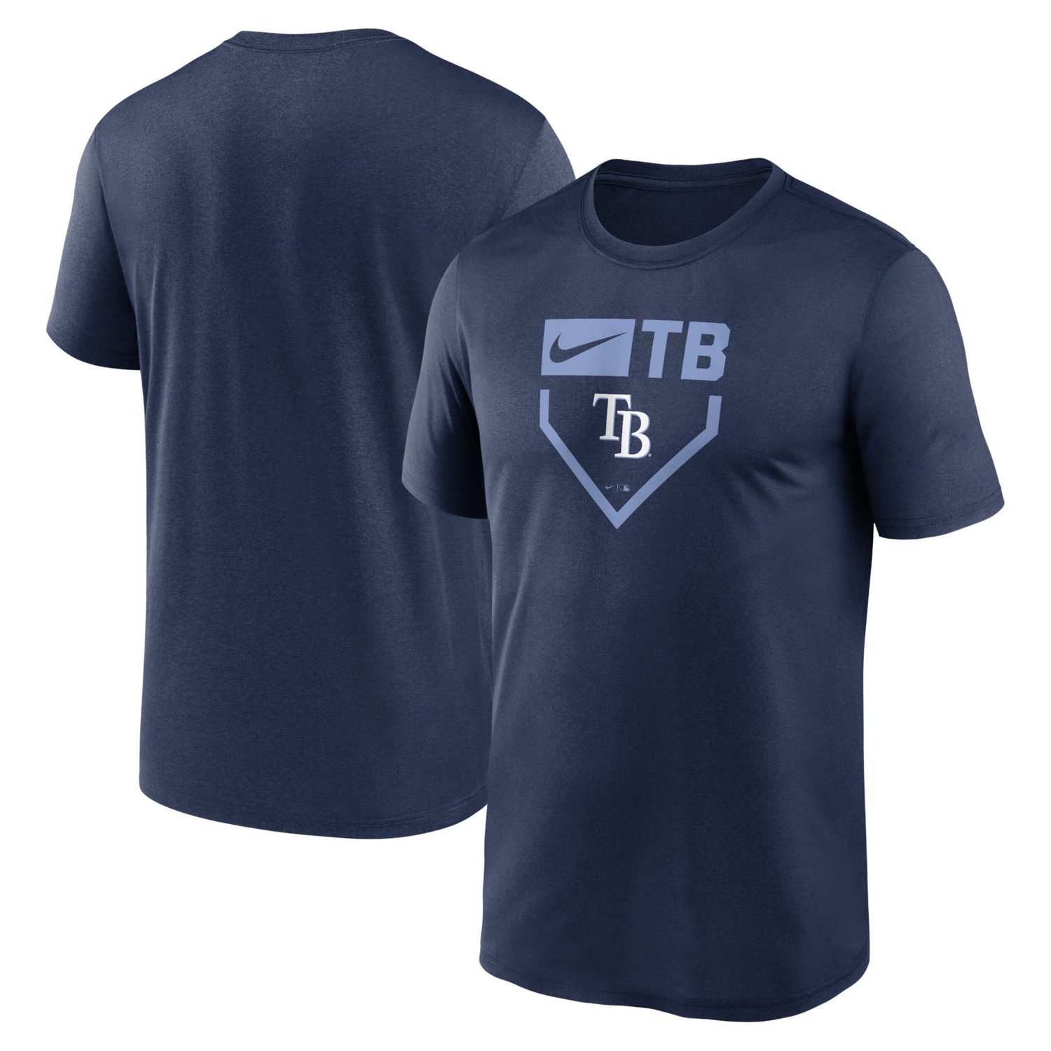 Nike Tampa Bay Rays Home Plate Icon Legend Performance T-Shirt | Academy