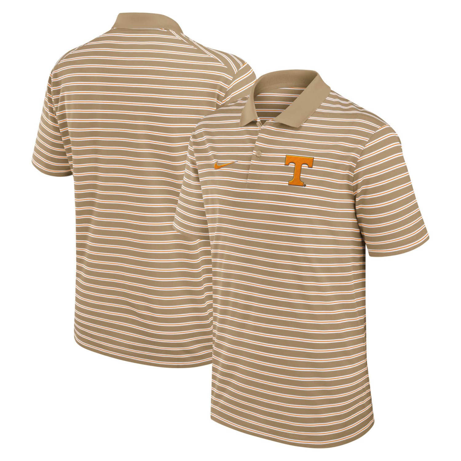 Nike Tennessee Volunteers Athletic Prep Striped Performance Polo | Academy