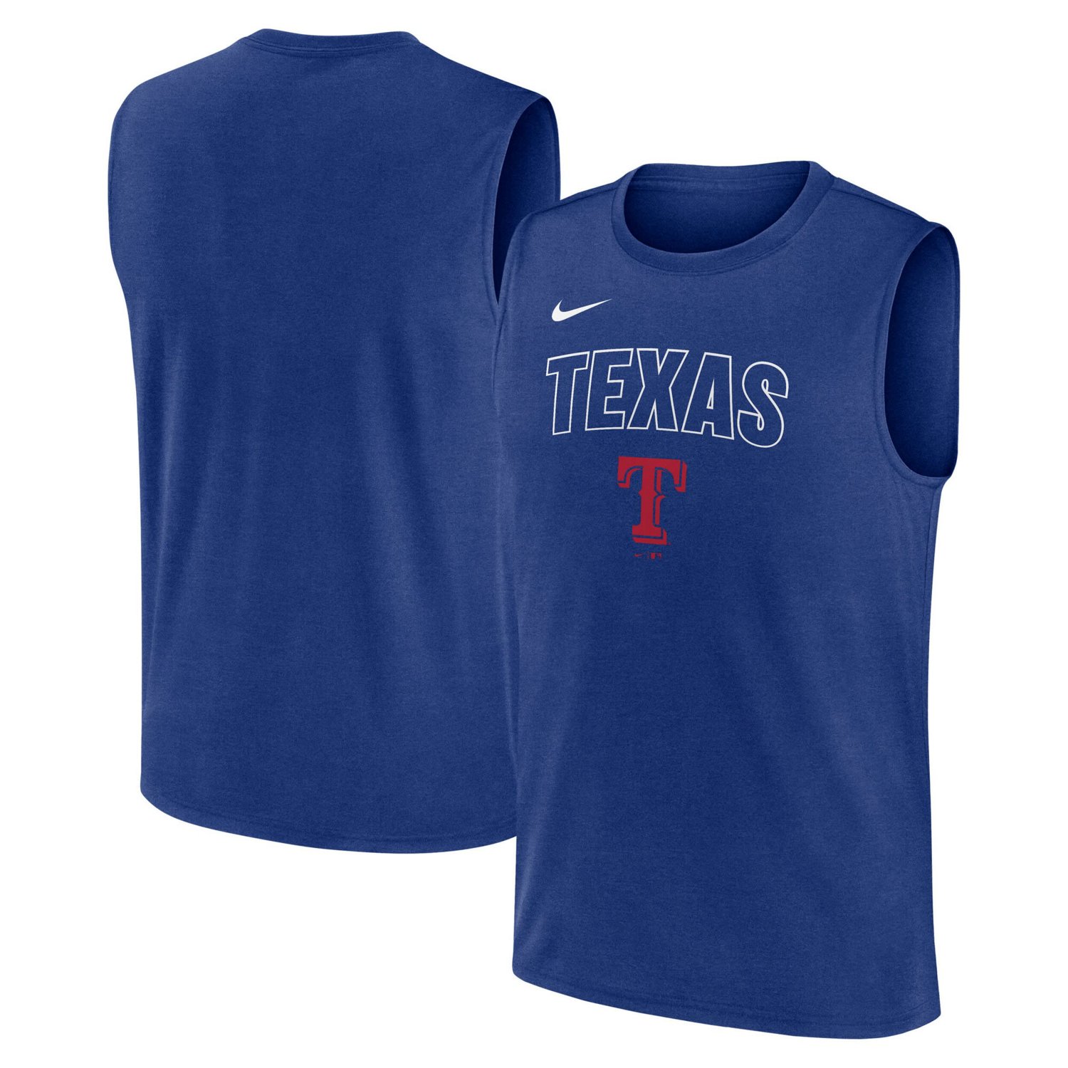 Nike Texas Rangers Knockout Performance Muscle Tank Top | Academy
