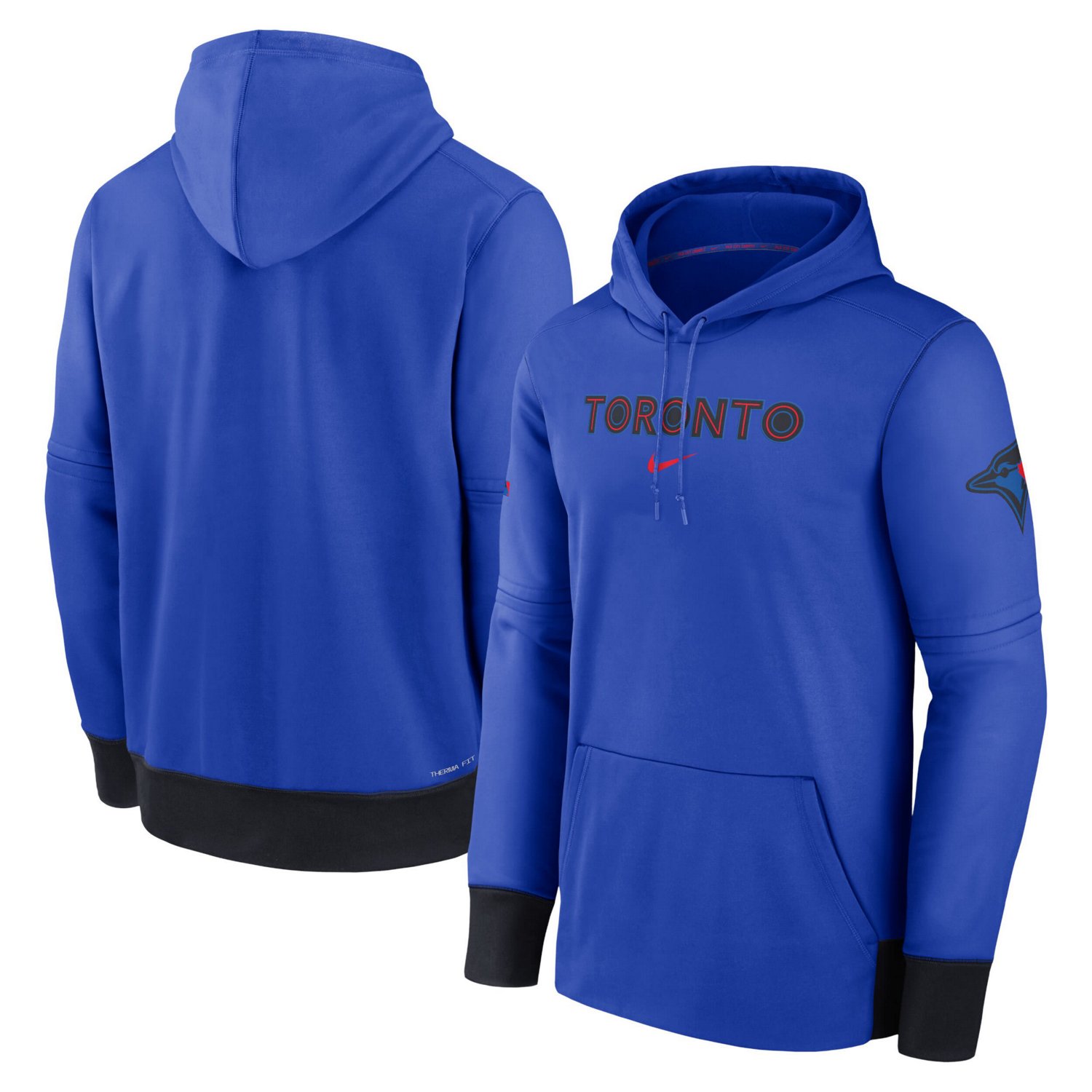 Nike Toronto Blue Jays 2024 City Connect Authentic Collection Practice Performance Pullover ...