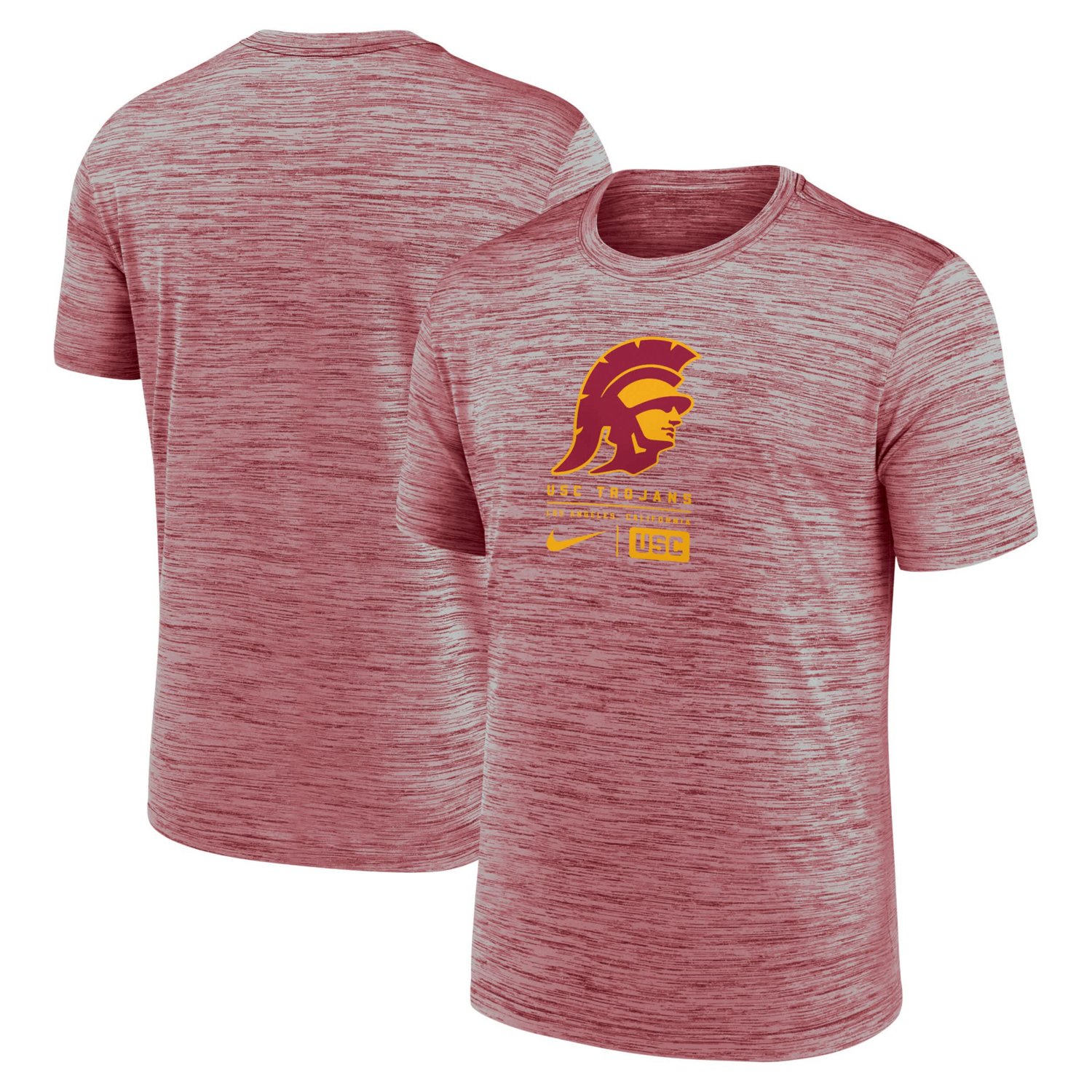 Nike USC Trojans Campus Center Block Velocity Performance T-Shirt | Academy