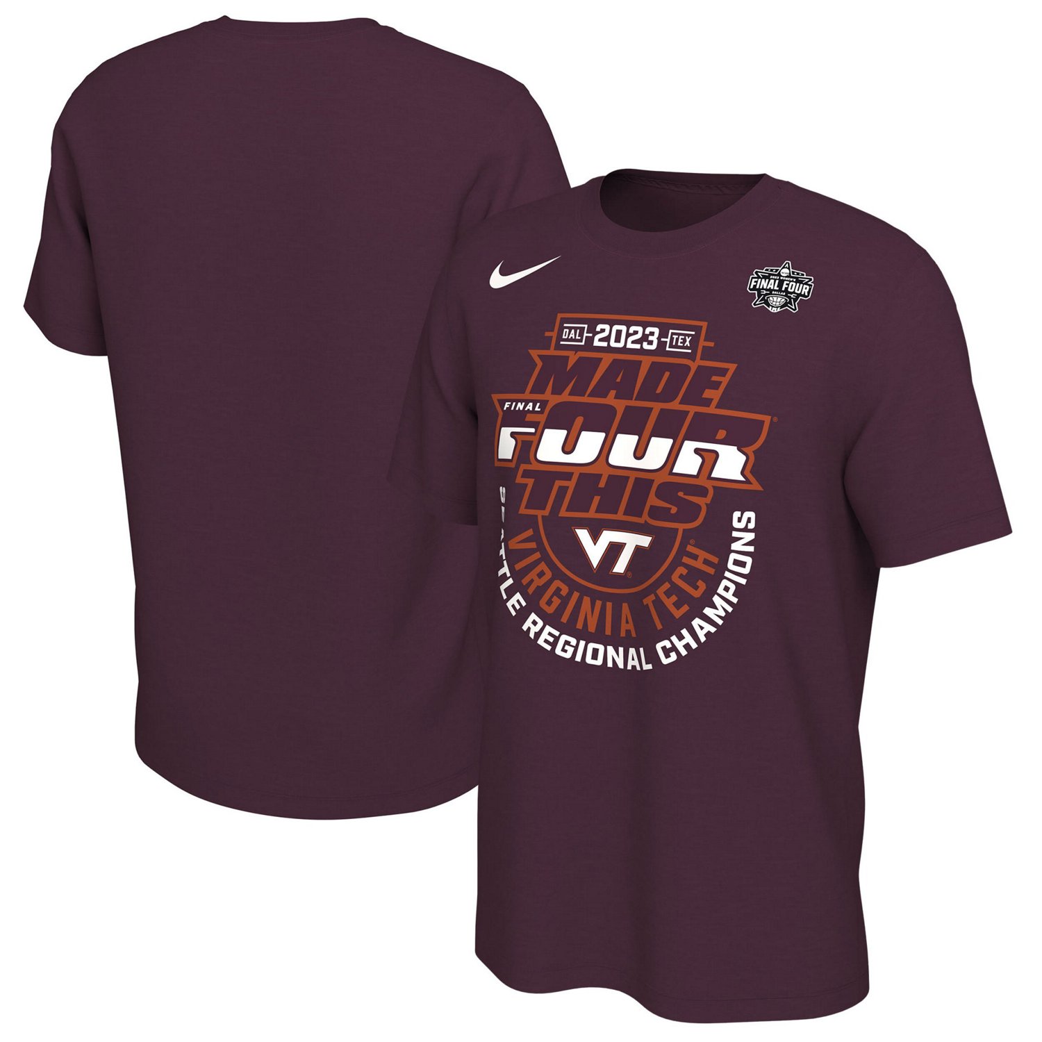 Nike Virginia Tech Hokies 2023 NCAA Women's Basketball Tournament March ...