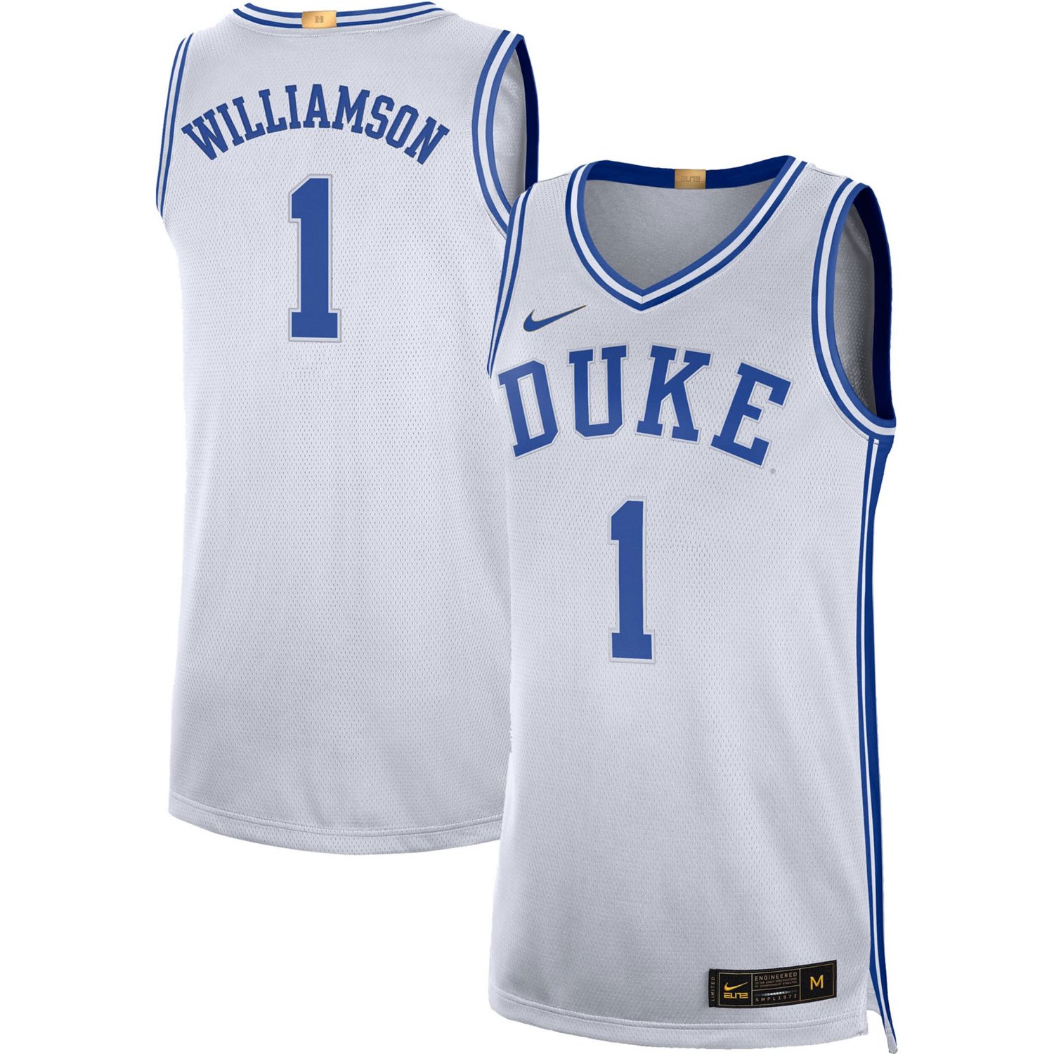 Nike Zion Williamson Duke Blue Devils Limited Basketball Jersey | Academy
