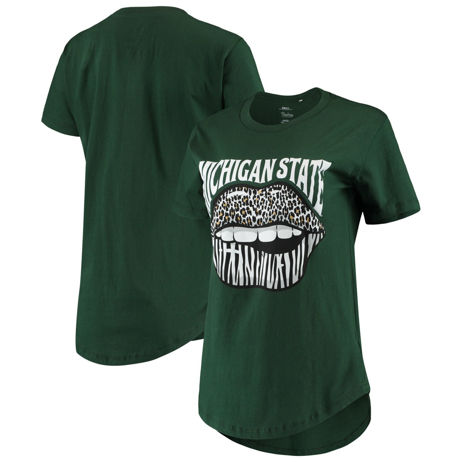 Pressbox Michigan State Spartans Wild Lips Core T-Shirt | Academy