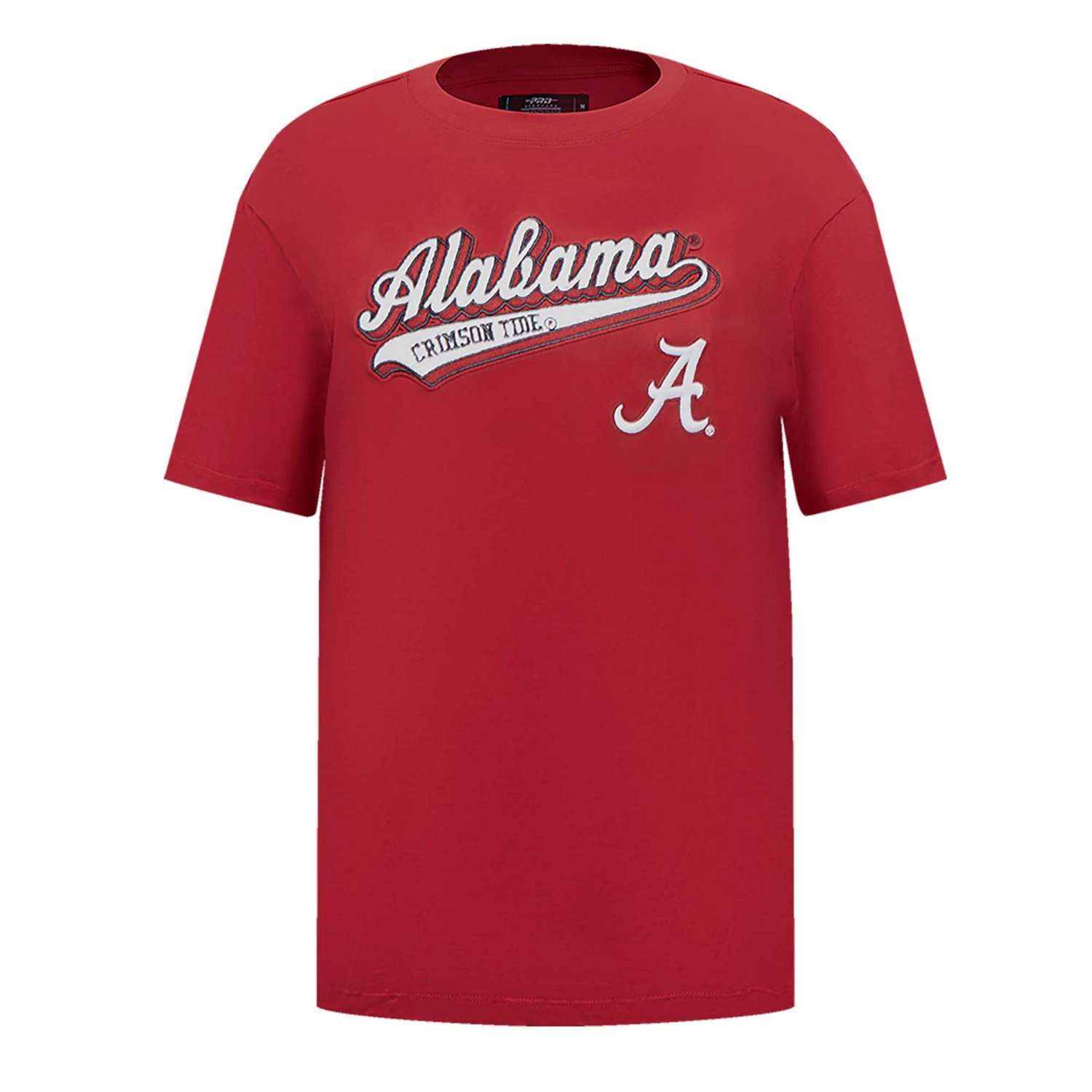 Pro Standard Alabama Tide Script Tail Oversized Boyfriend T-Shirt | Academy