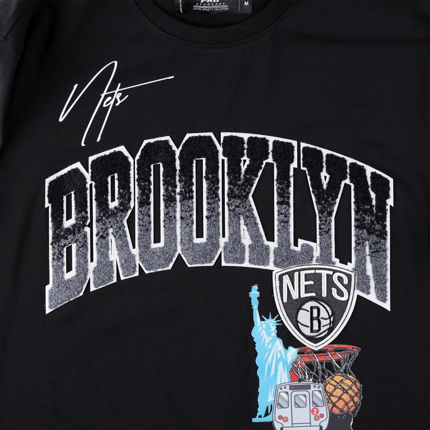Pro Standard Brooklyn Nets Hometown Chenille T-Shirt | Academy