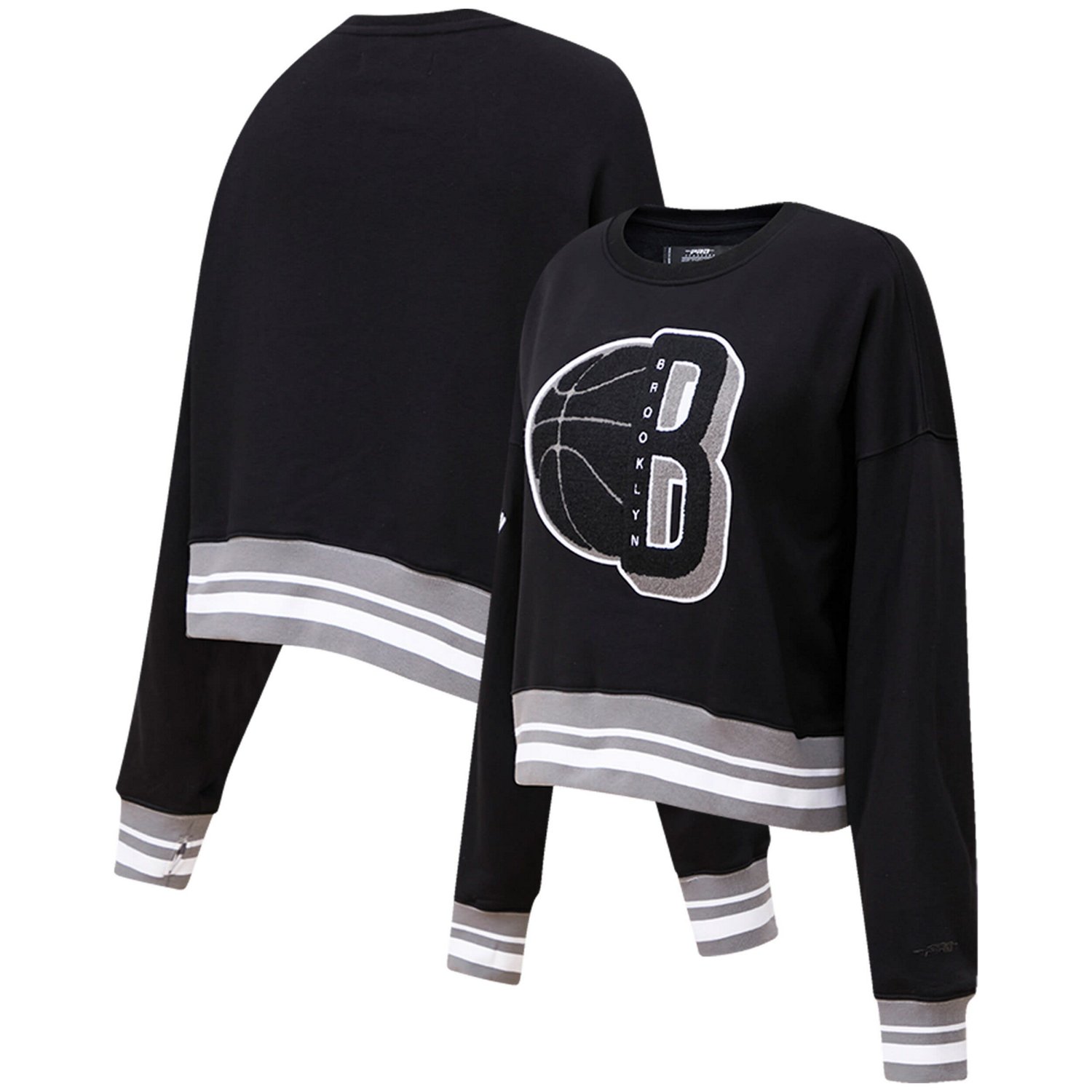 Pro Standard Brooklyn Nets Mash Up Pullover Sweatshirt | Academy