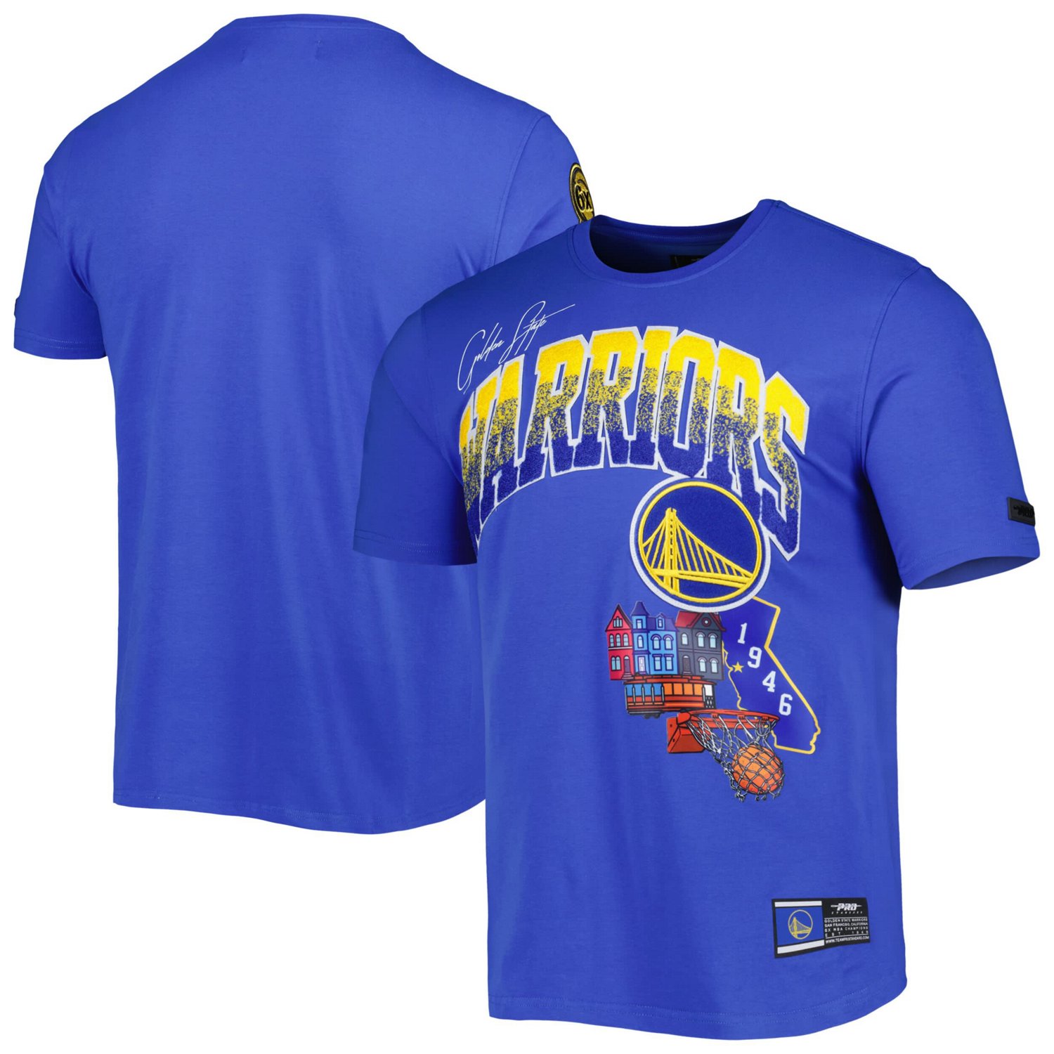 Pro Standard Golden State Warriors Hometown Chenille T-Shirt | Academy