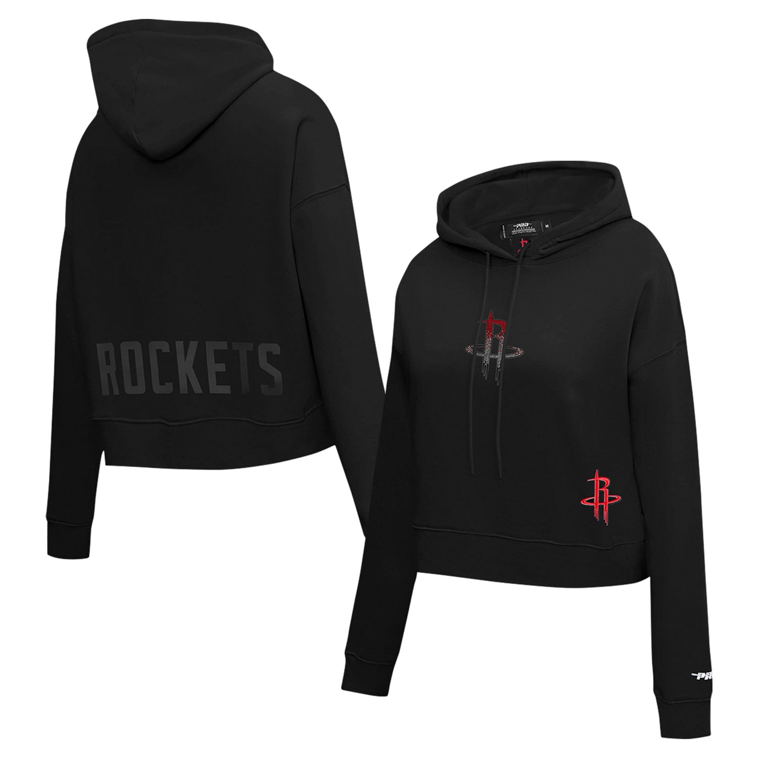 Pro Standard Houston Rockets Jewels Cropped Pullover Hoodie | Academy