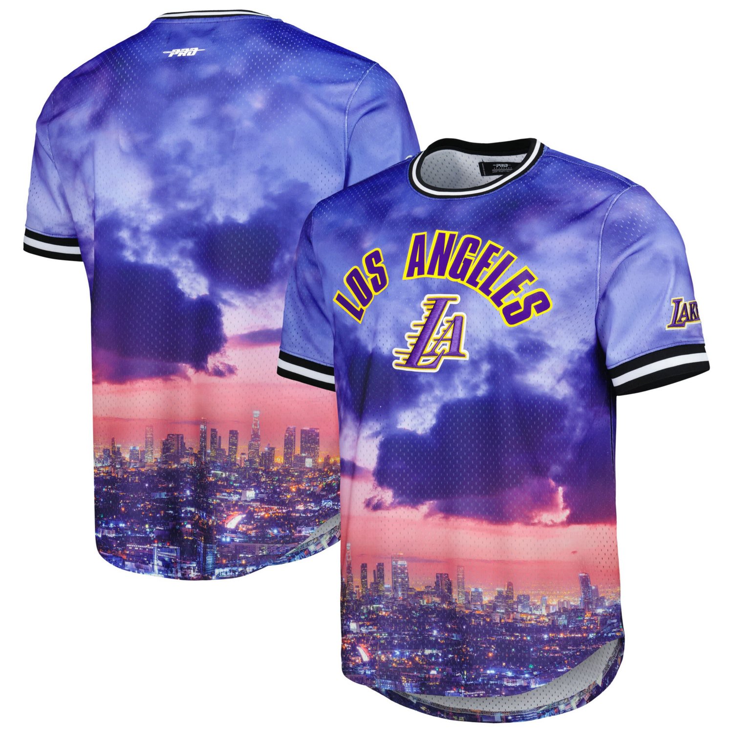 Pro Standard Los Angeles Lakers Cityscape Stacked Logo T-Shirt | Academy