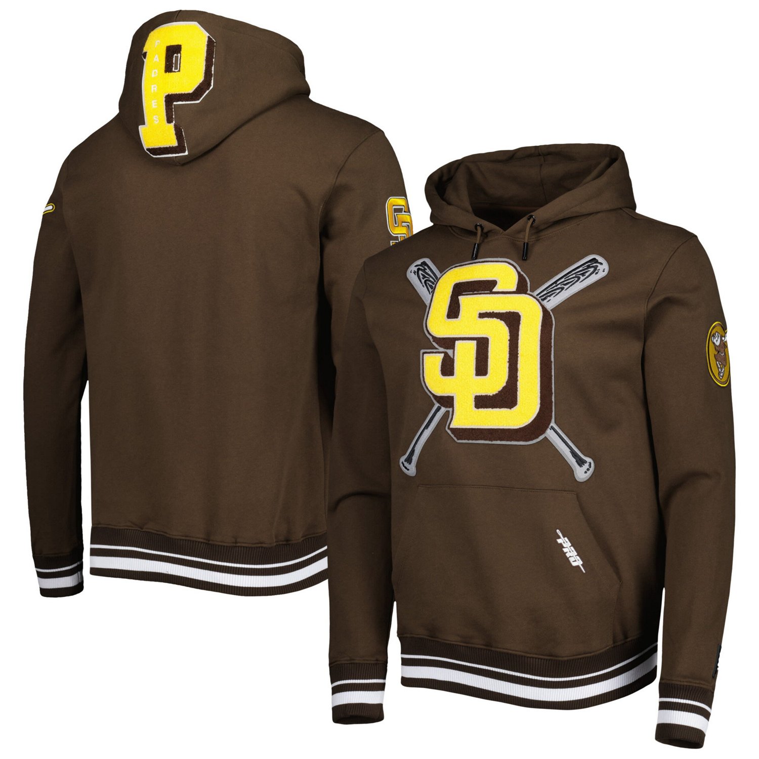 Pro Standard San Diego Padres Mash Up Logo Pullover Hoodie | Academy