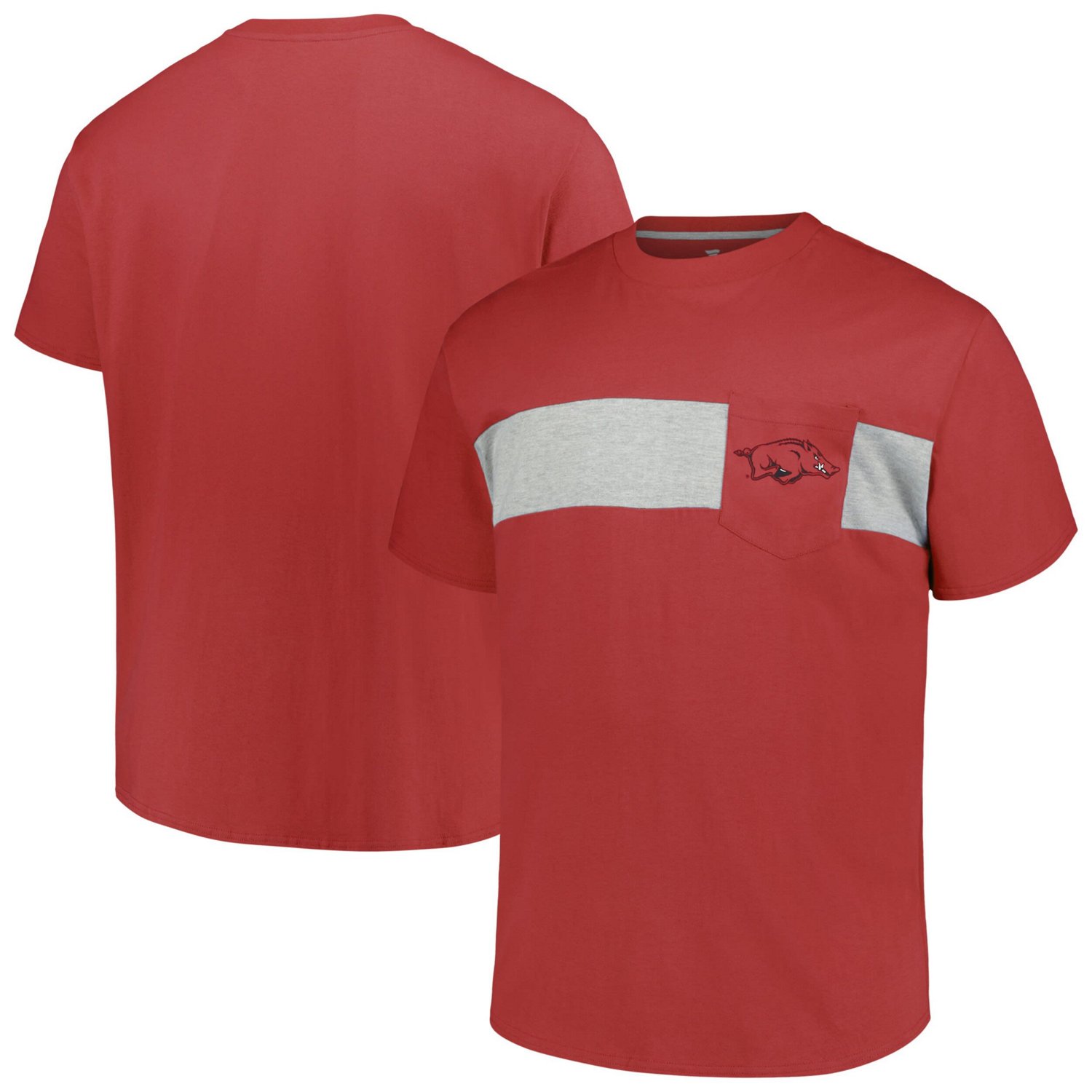 Profile Arkansas Razorbacks Big Tall Color Stripe T-Shirt | Academy