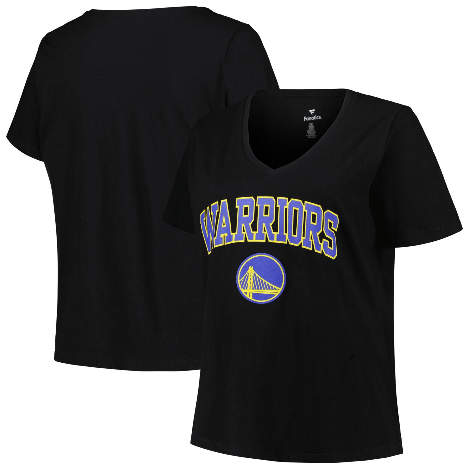 Profile Golden State Warriors Plus Size Arch Over Logo V-Neck T-Shirt ...