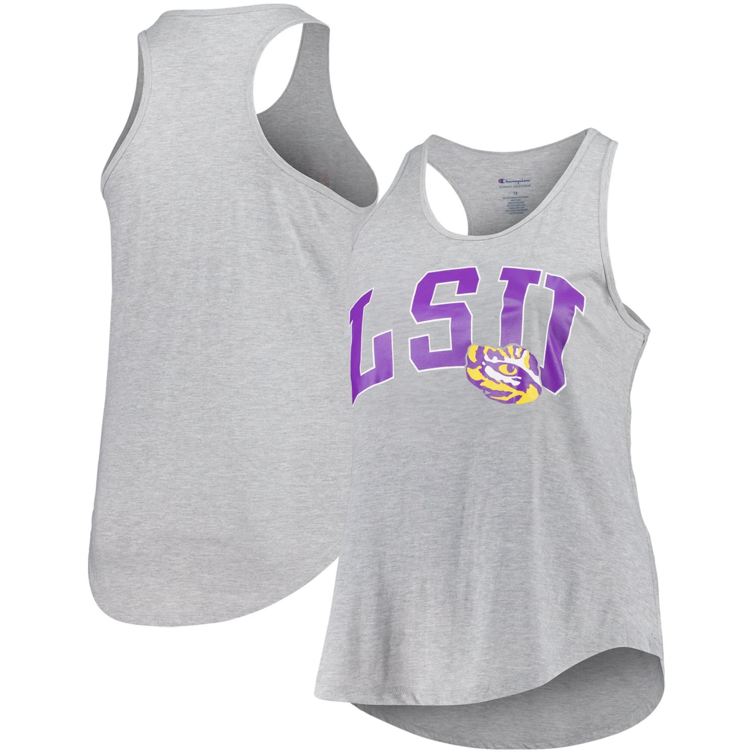 Profile LSU Tigers Arch Logo Racerback Scoop Neck Tank Top | Academy