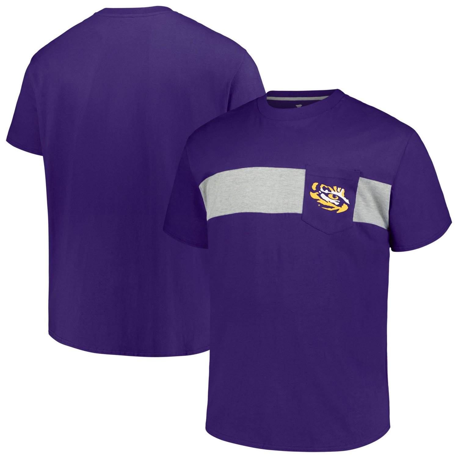 Profile LSU Tigers Big Tall Color Stripe T-Shirt | Academy