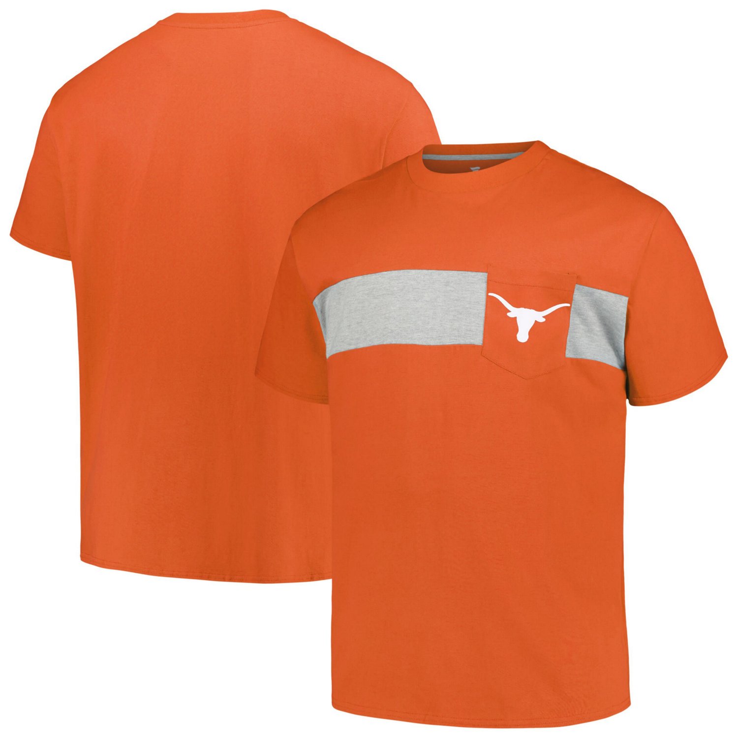 Profile Texas Texas Longhorns Big Tall Color Stripe T-Shirt | Academy