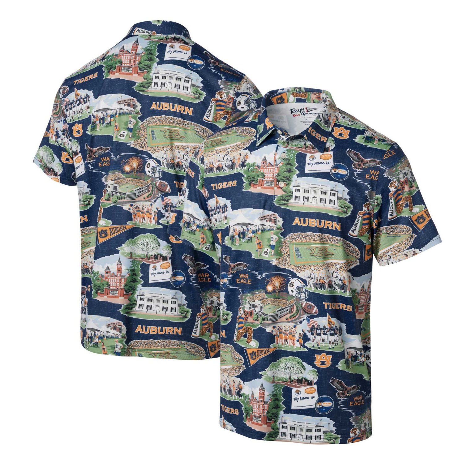 Reyn Spooner Auburn Tigers Scenic Polo | Free Shipping at Academy