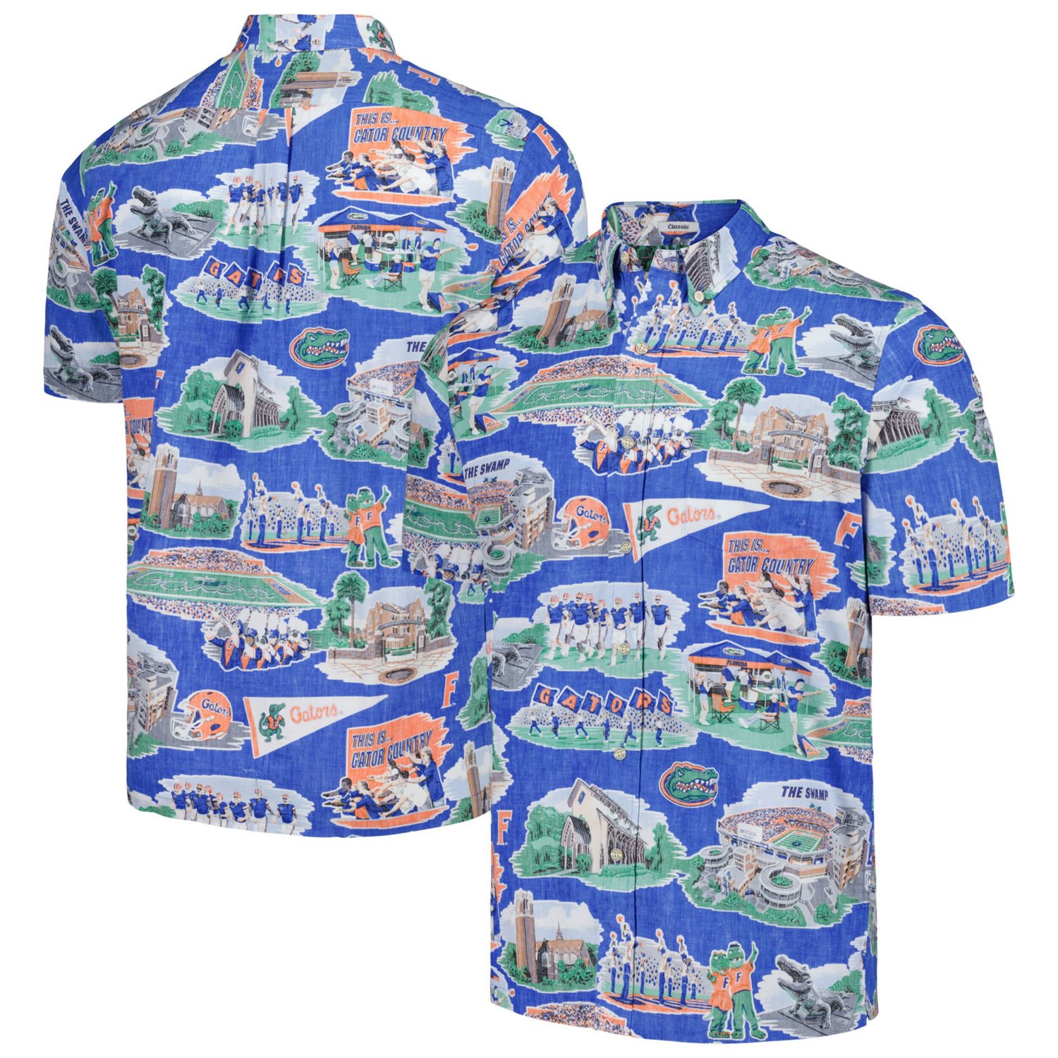 Reyn Spooner Florida Gators Scenic Button-Down Shirt | Academy